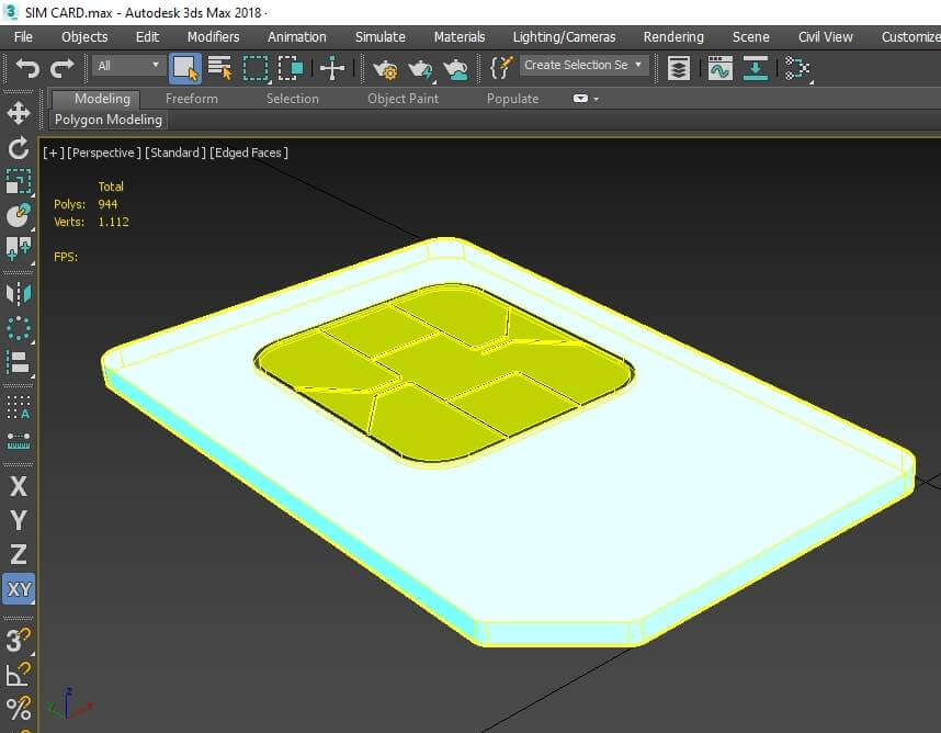 Sim Card - 3D Model by surf3d