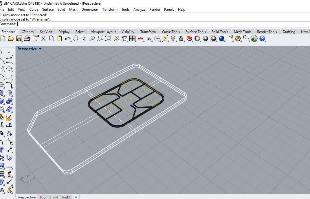 Sim Card - 3D Model by surf3d
