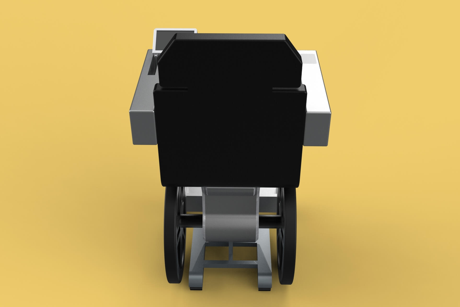 Smart Wheelchair Electric Autonomous Robot Climbing Stairs - 3D Model ...