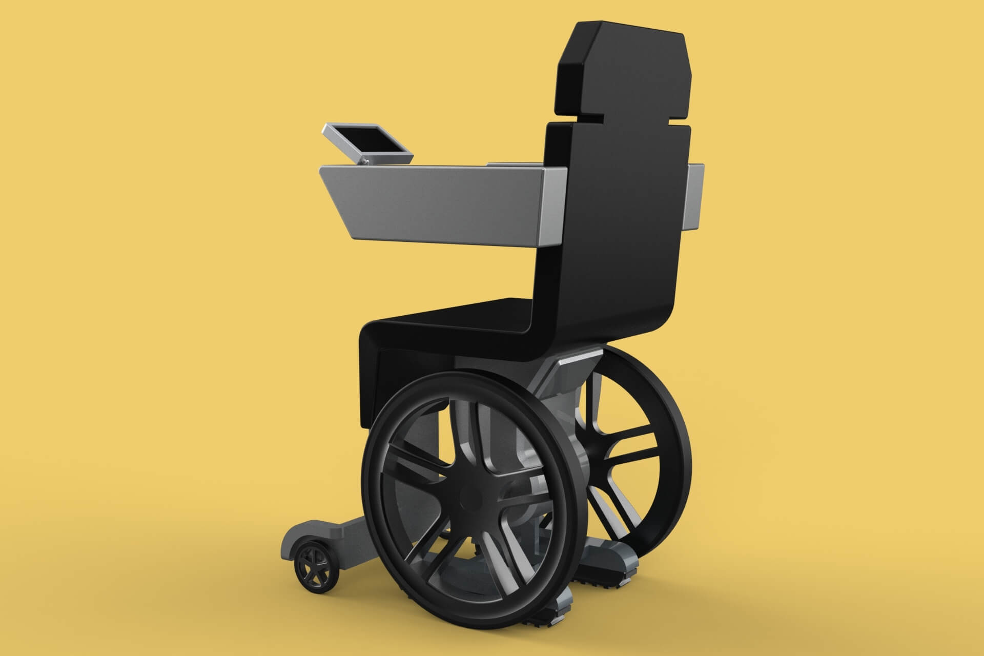 Smart Wheelchair Electric Autonomous Robot Climbing Stairs 3d Model By Surf3d