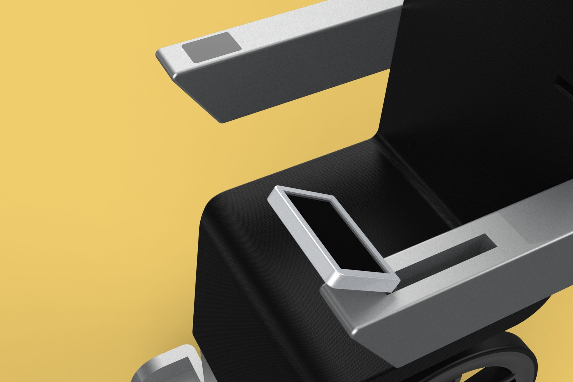 Smart Wheelchair Electric Autonomous Robot Climbing Stairs - 3D Model ...