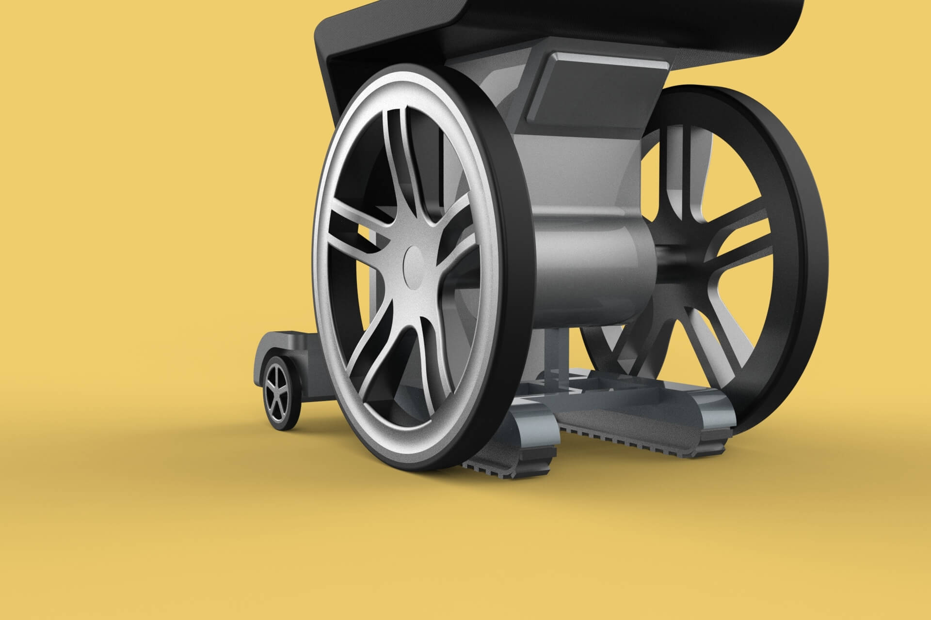 Smart Wheelchair Electric Autonomous Robot Climbing Stairs 3d Model By Surf3d