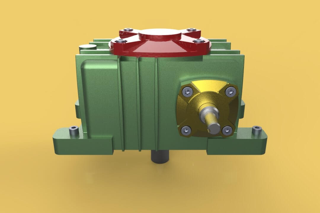Speed Reducer Gear Box - 3D Model by surf3d