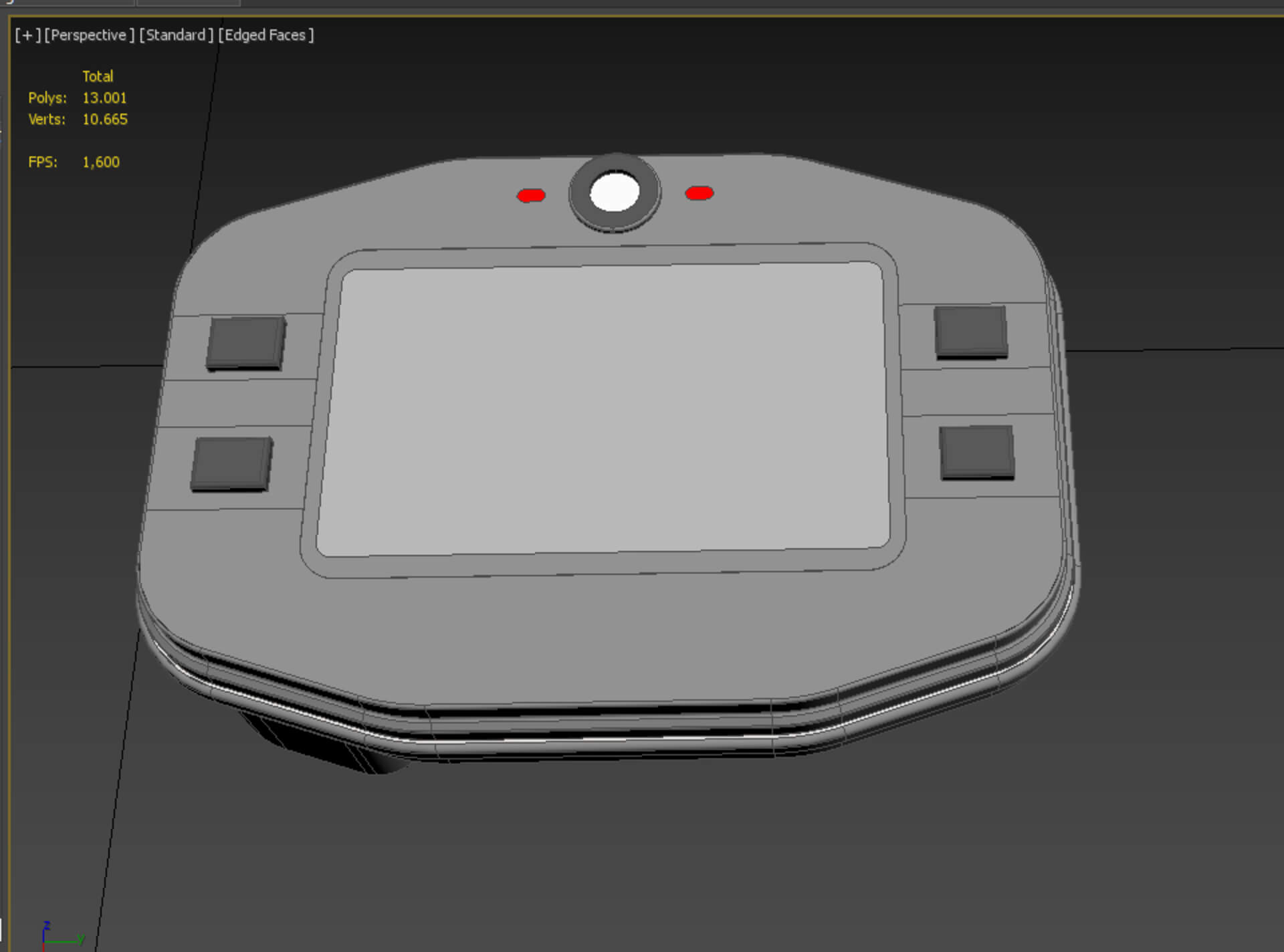 Speedometer Digital Mychron 4 Racing Lap Timer Kart AIM - 3D Model by ...