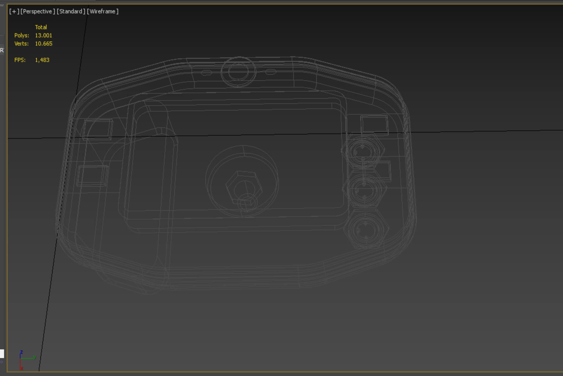 Speedometer Digital Mychron 4 Racing Lap Timer Kart AIM - 3D Model by ...