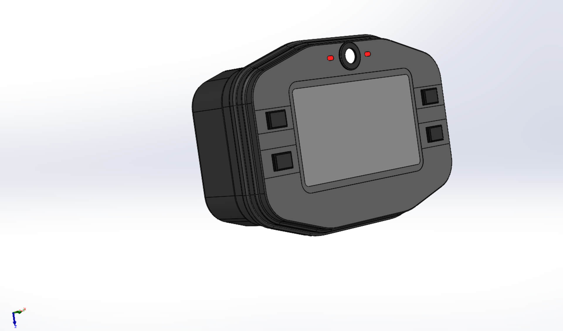 Speedometer Digital Mychron 4 Racing Lap Timer Kart AIM - 3D Model by ...