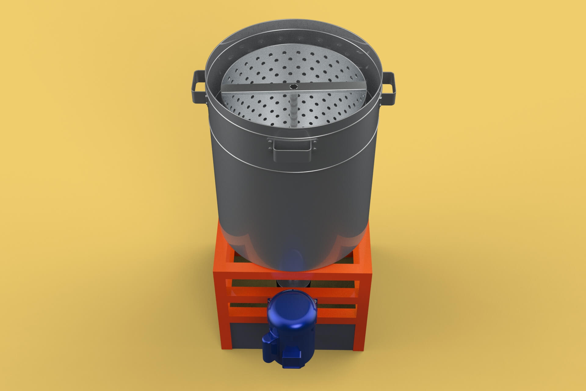 Spinner Drainer Machine Oil Filter Food Centrifugal Dryer - 3D Model by ...