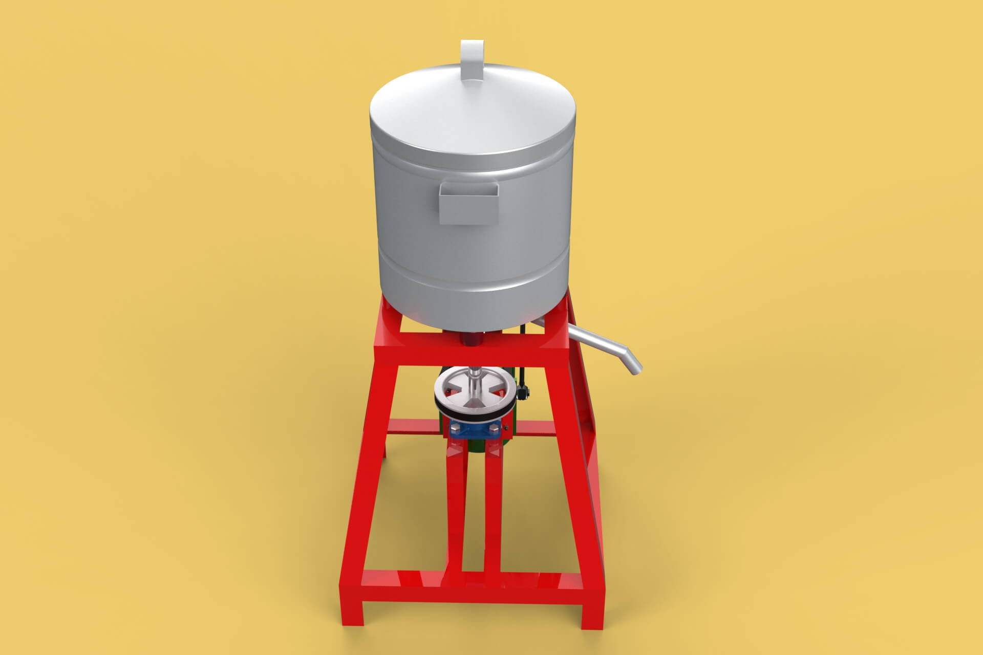 Spinner Machine Dehydrator Drainer Filter Centrifugal Dryer - 3D Model ...