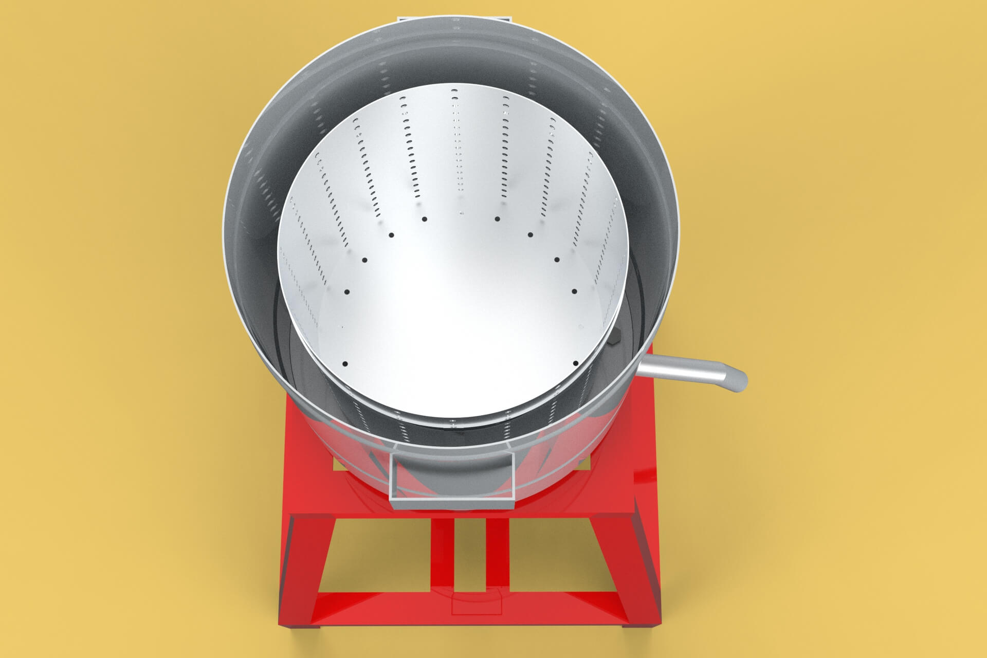 Spinner Machine Dehydrator Drainer Filter Centrifugal Dryer - 3D Model ...