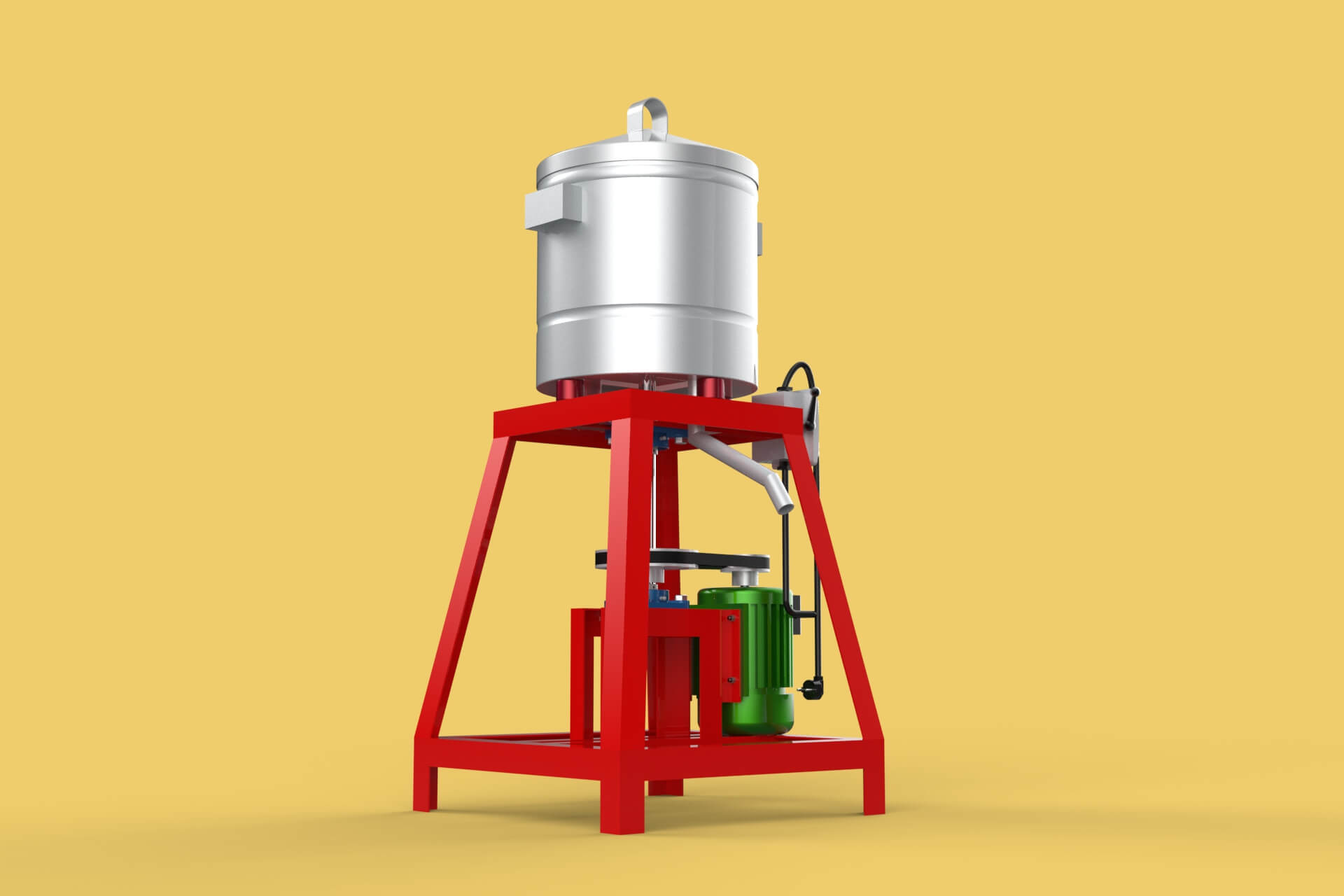 Spinner Machine Dehydrator Drainer Filter Centrifugal Dryer - 3D Model ...