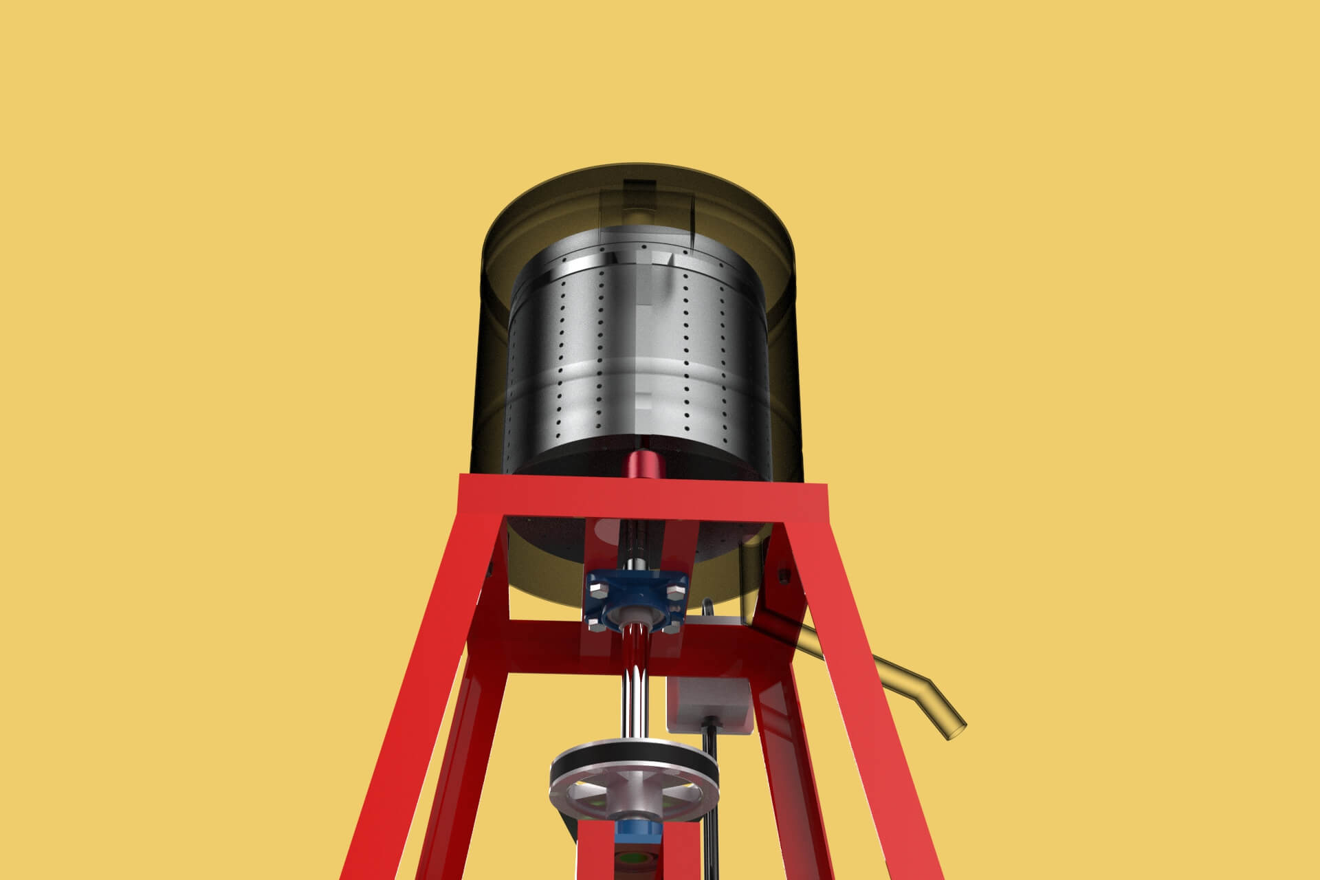 Spinner Machine Dehydrator Drainer Filter Centrifugal Dryer - 3D Model ...