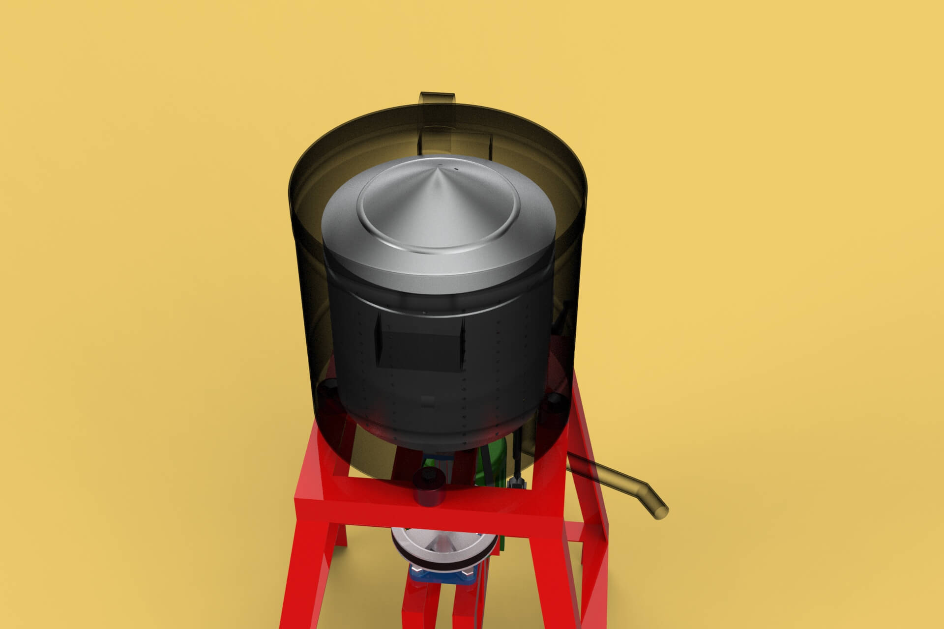 Spinner Machine Dehydrator Drainer Filter Centrifugal Dryer - 3D Model ...