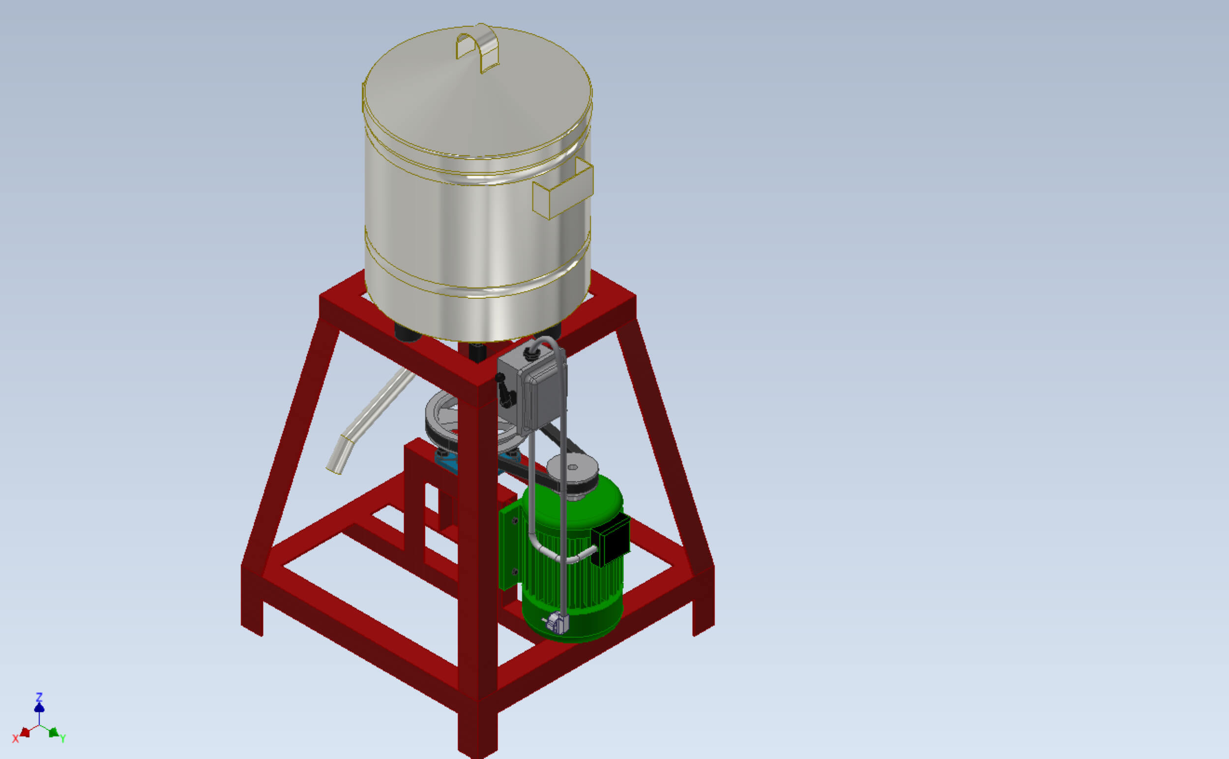 Spinner Machine Dehydrator Drainer Filter Centrifugal Dryer - 3D Model ...