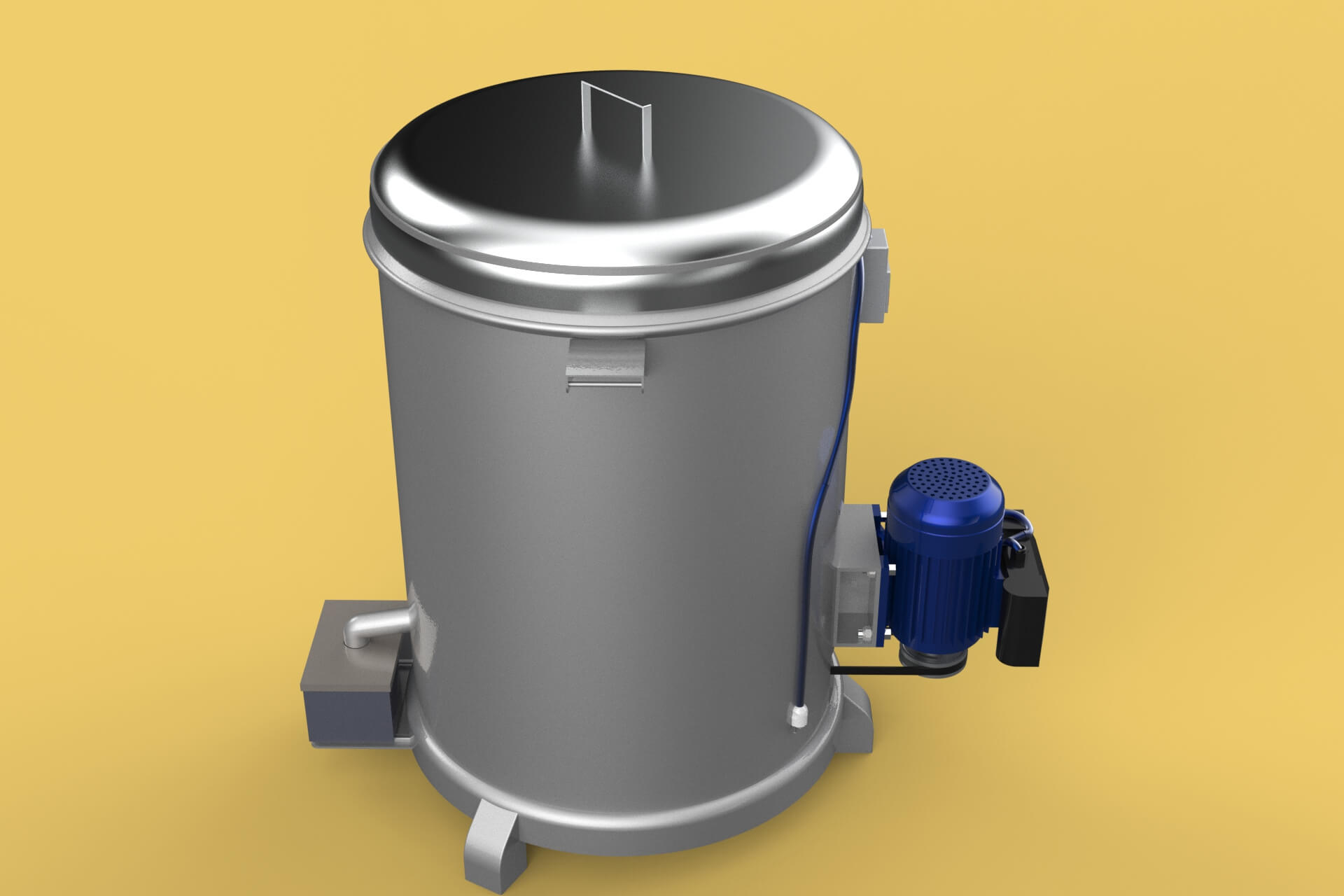 Spinner Machine Oil Drainer Filter Food Centrifugal Dryer - 3D Model by ...