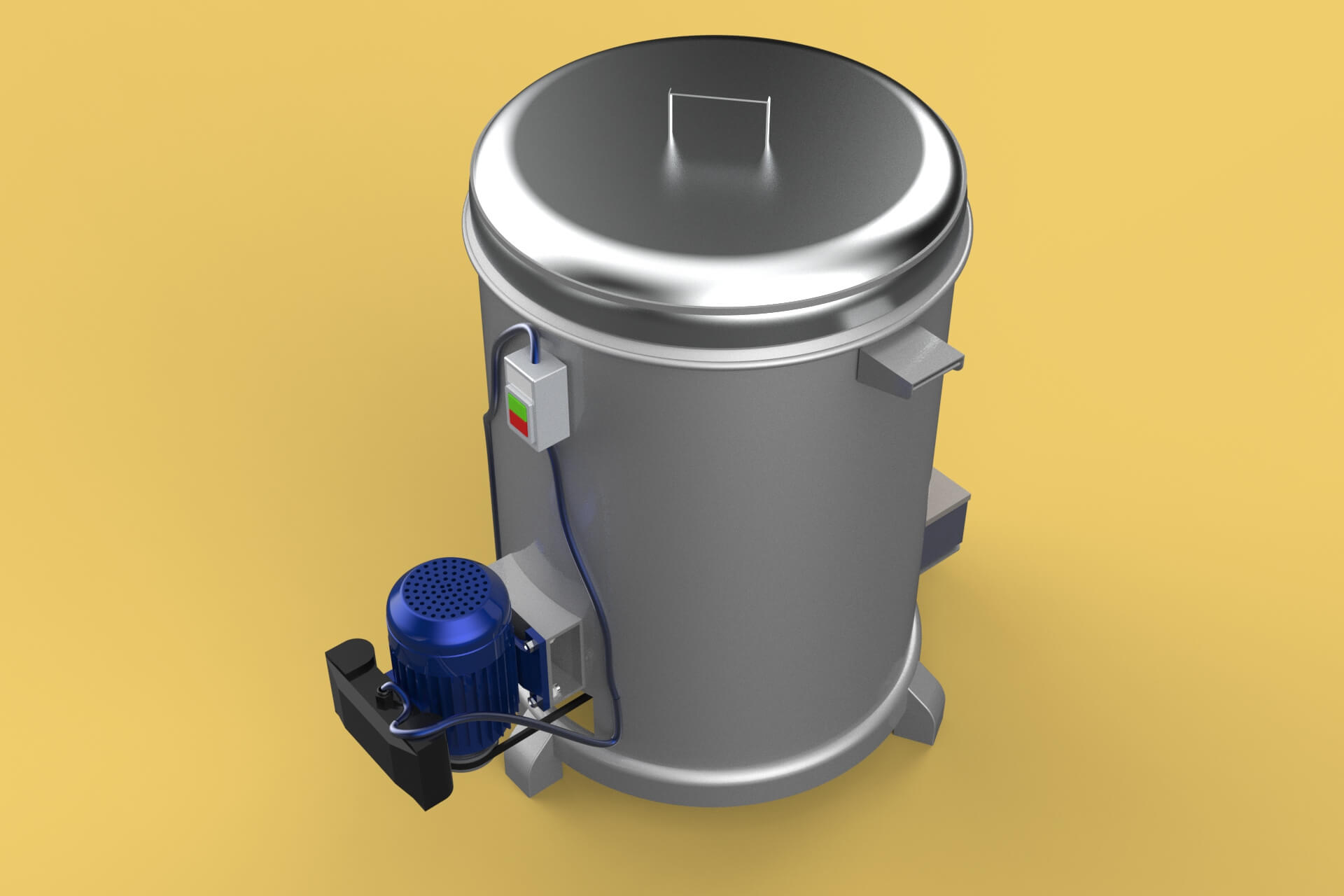 Spinner Machine Oil Drainer Filter Food Centrifugal Dryer - 3D Model by ...