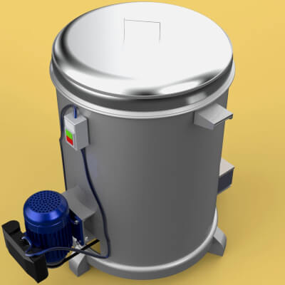 Spinner Machine Oil Drainer Filter Food Centrifugal Dryer - 3D Model by ...