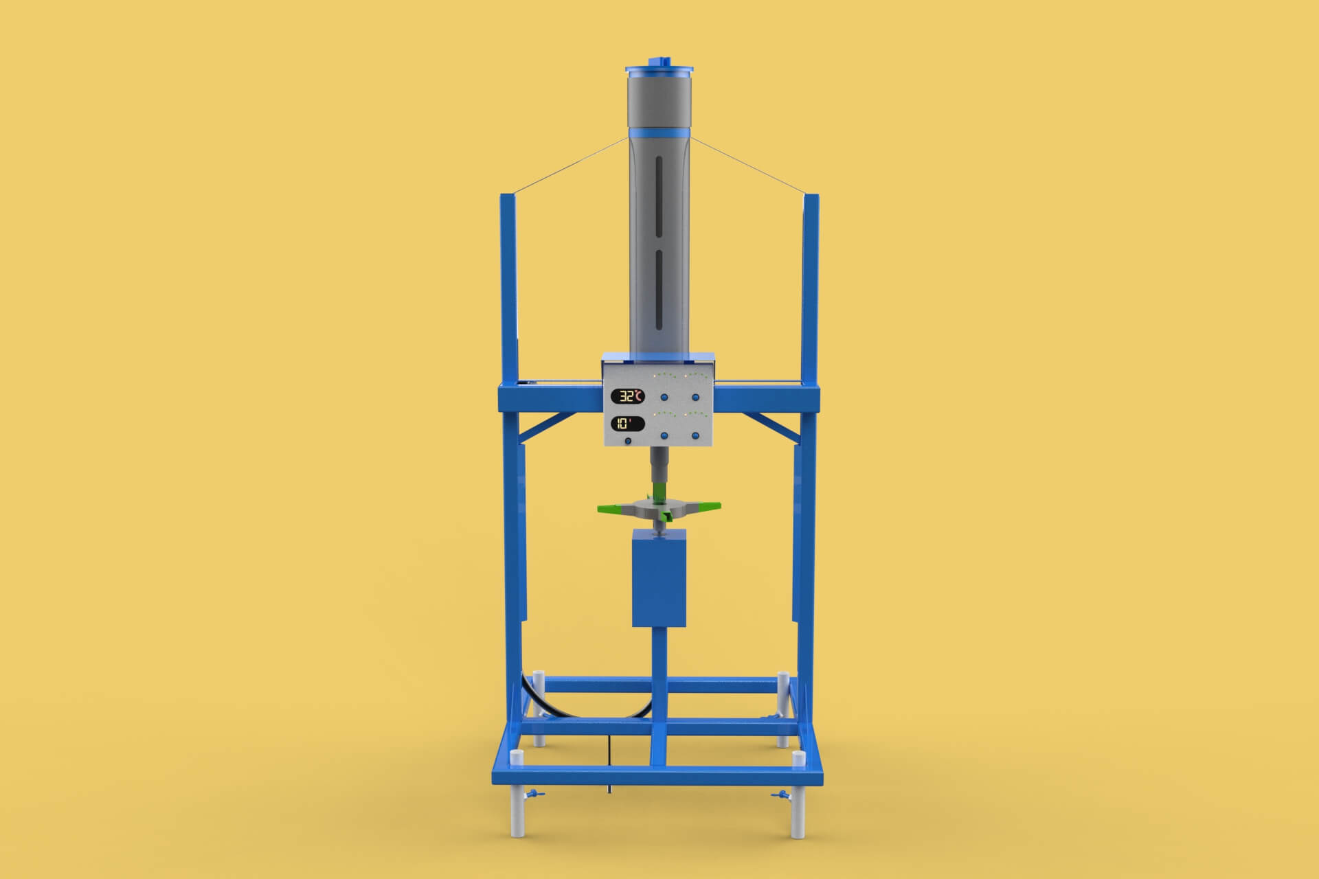 Spreader Rotary Automatic Fish Feeder Centrifugal - 3D Model by surf3d