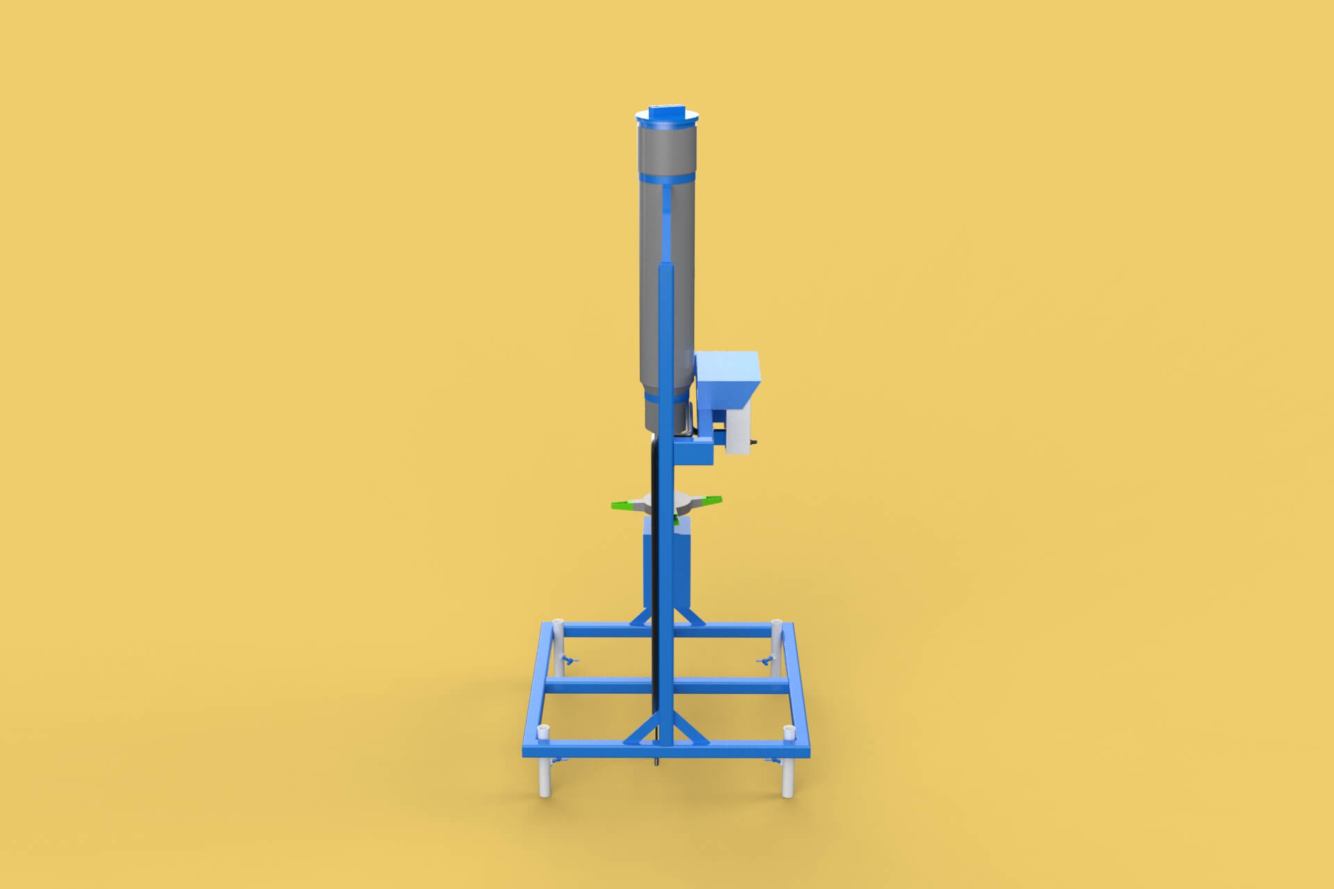 Spreader Rotary Automatic Fish Feeder Centrifugal - 3D Model by surf3d