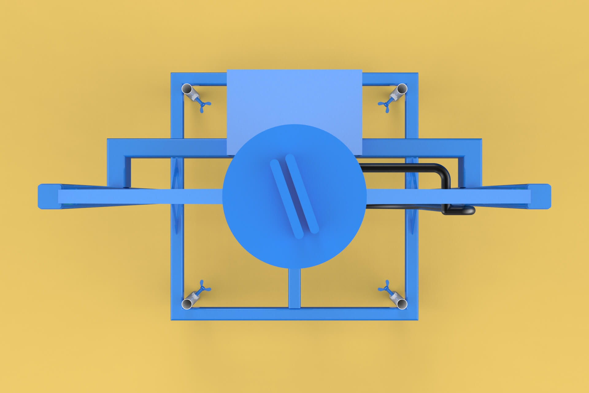 Spreader Rotary Automatic Fish Feeder Centrifugal - 3D Model by surf3d