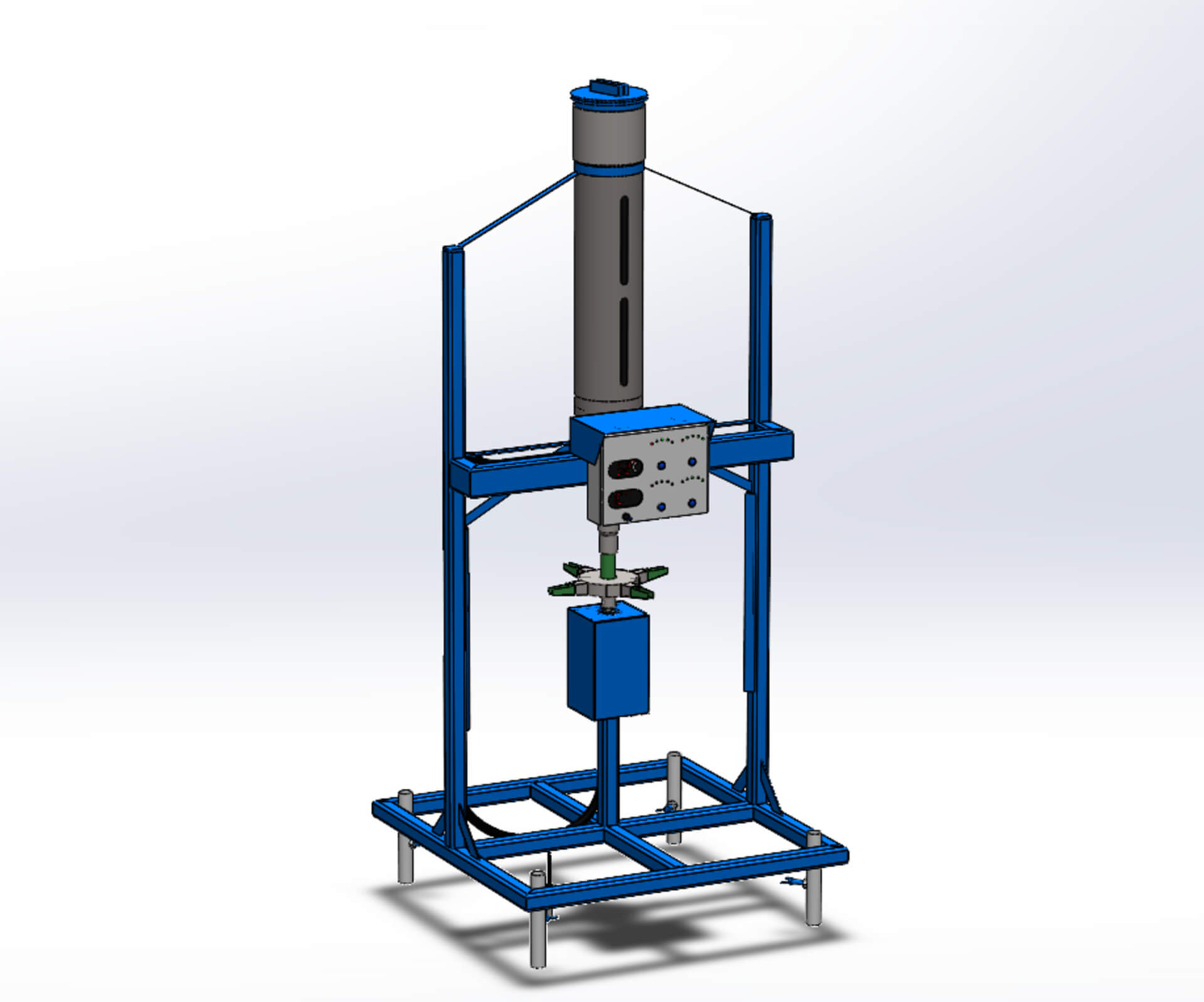 Spreader Rotary Automatic Fish Feeder Centrifugal - 3D Model by surf3d