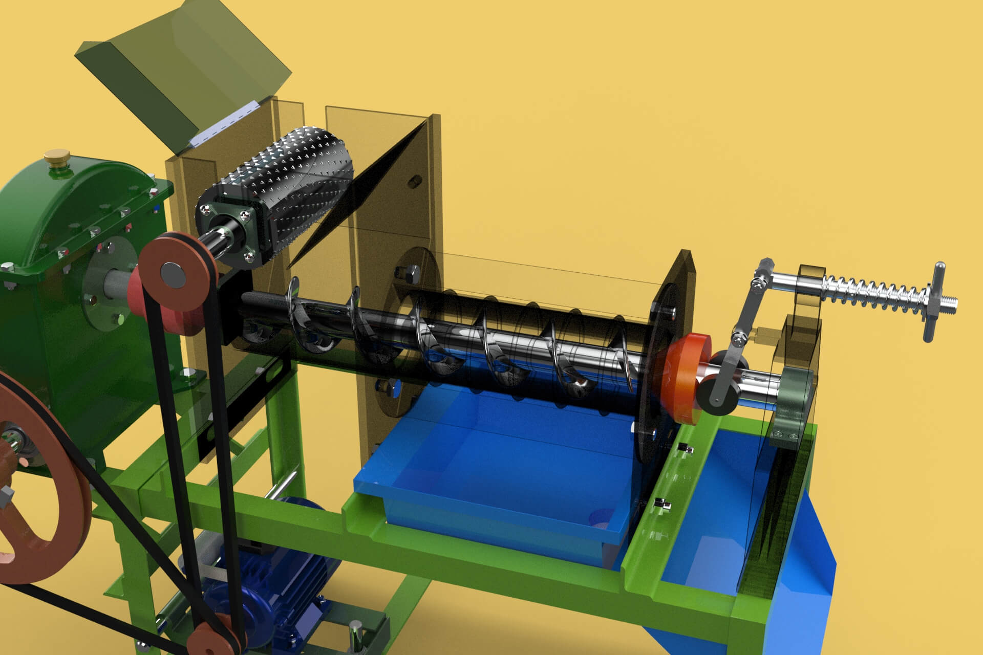 Squeezer Coconut Milk Cream Extractor Press Juicer Shredder - 3D Model ...