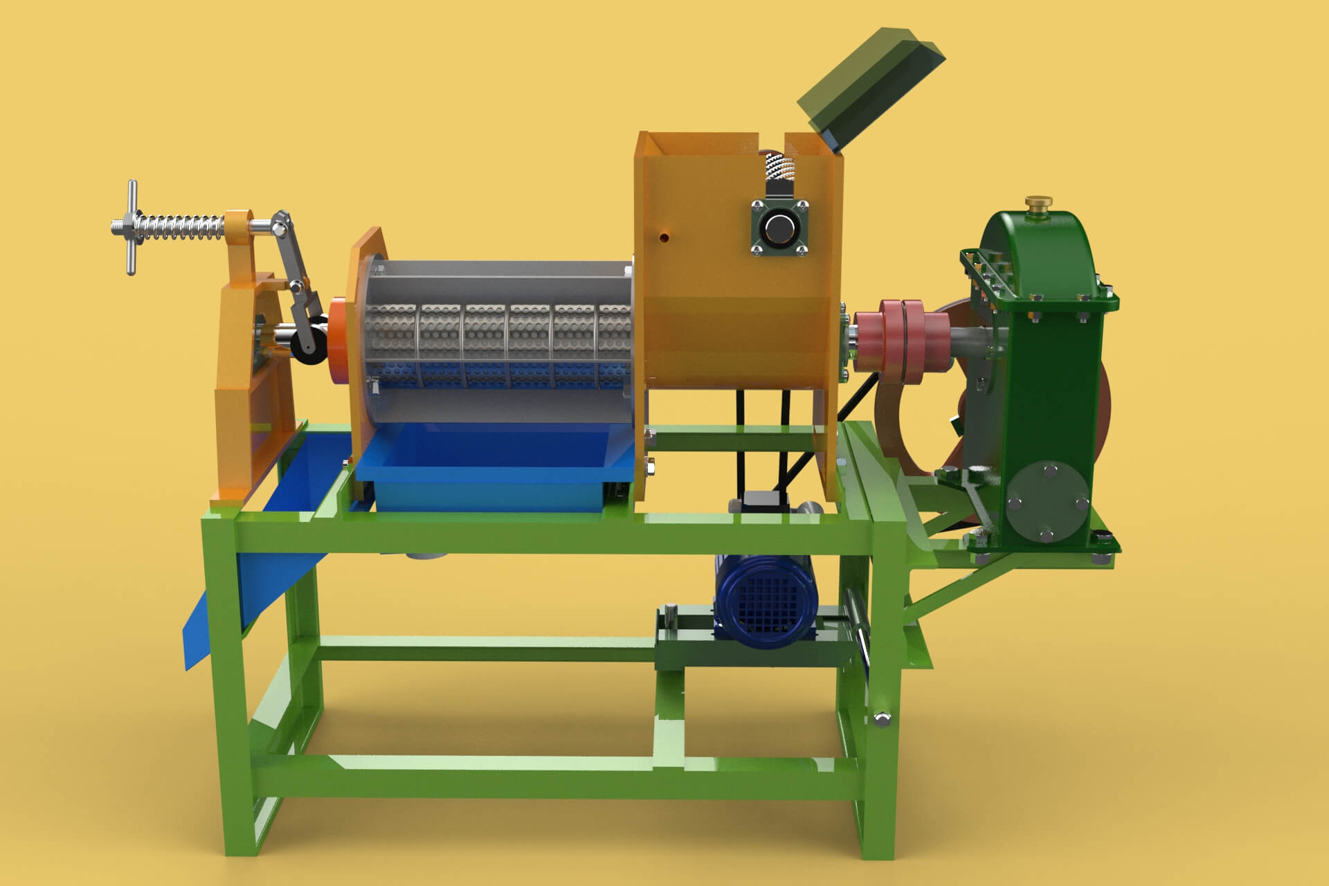 Squeezer Coconut Milk Cream Extractor Press Juicer Shredder - 3D Model ...