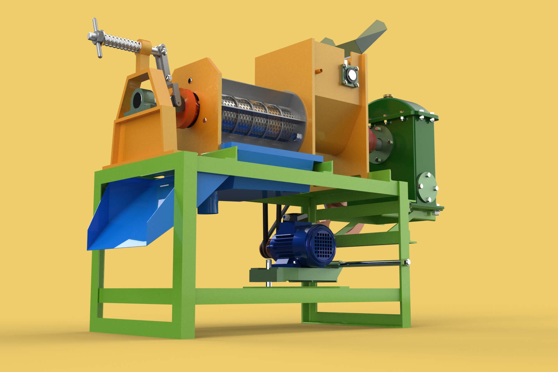 Squeezer Coconut Milk Cream Extractor Press Juicer Shredder - 3D Model ...