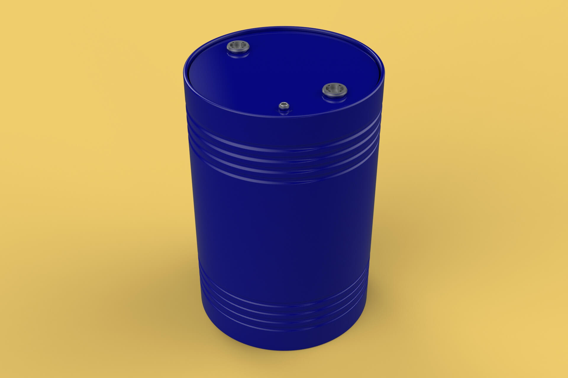 Standard Fuel Oil Steel Drum 200 Liters 55 Gallons Barrel L - 3D Model ...