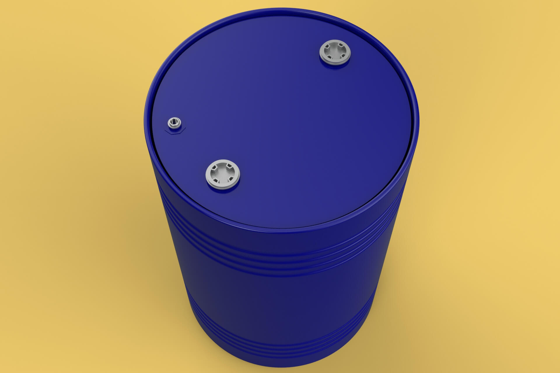 Standard Fuel Oil Steel Drum 200 Liters 55 Gallons Barrel L - 3D Model ...