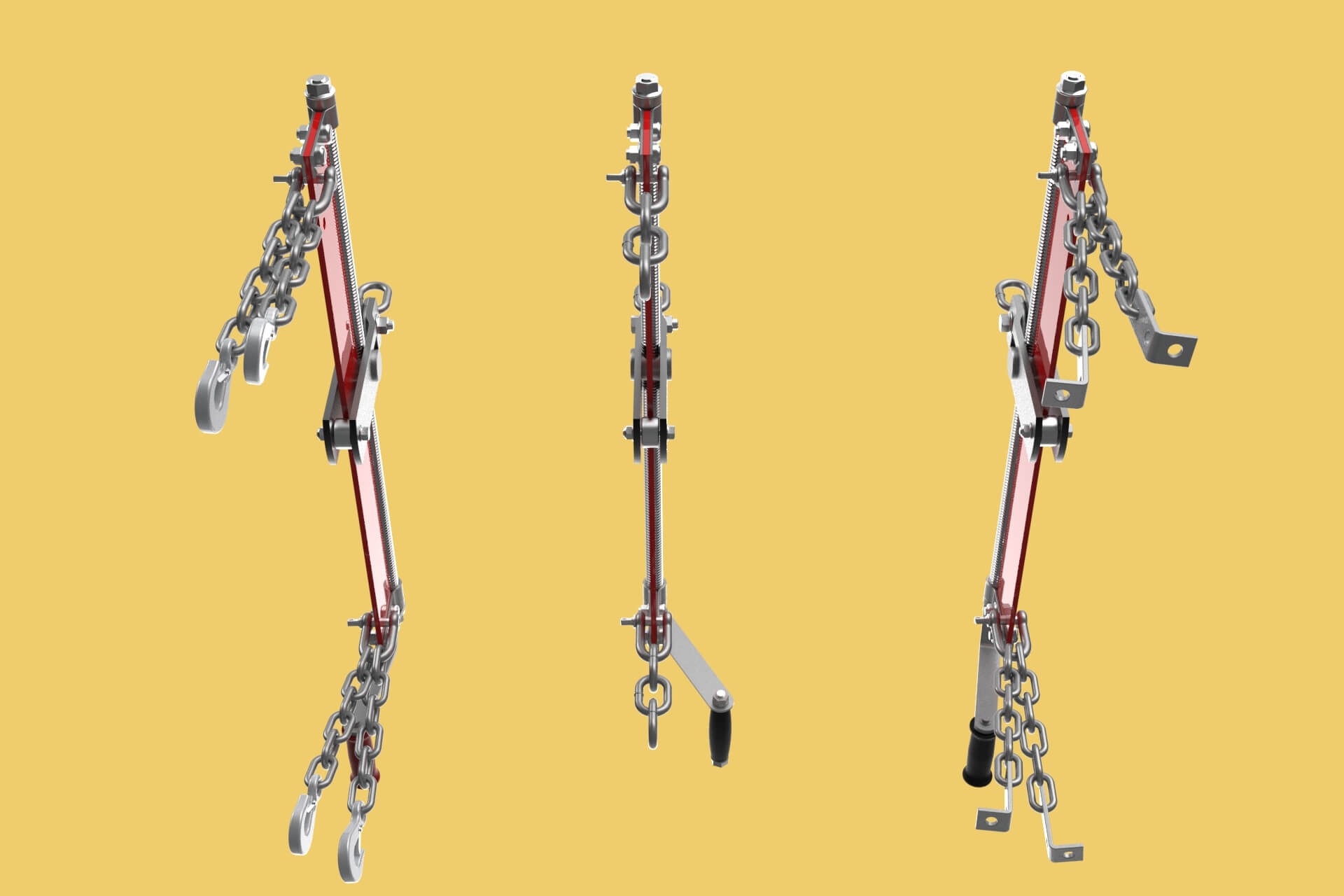 Standard Leveler Balancer Stabilizer Load Engine Hoist Crane - 3D Model ...