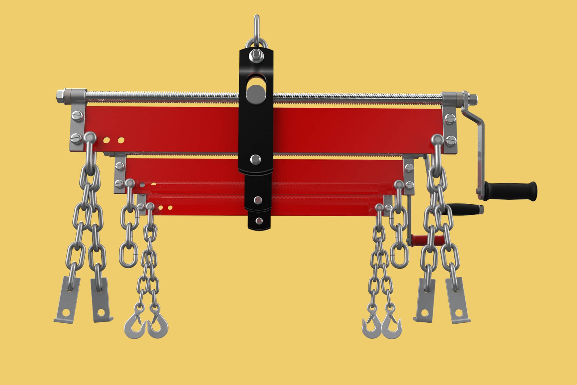 Standard Leveler Balancer Stabilizer Load Engine Hoist Crane - 3D Model ...