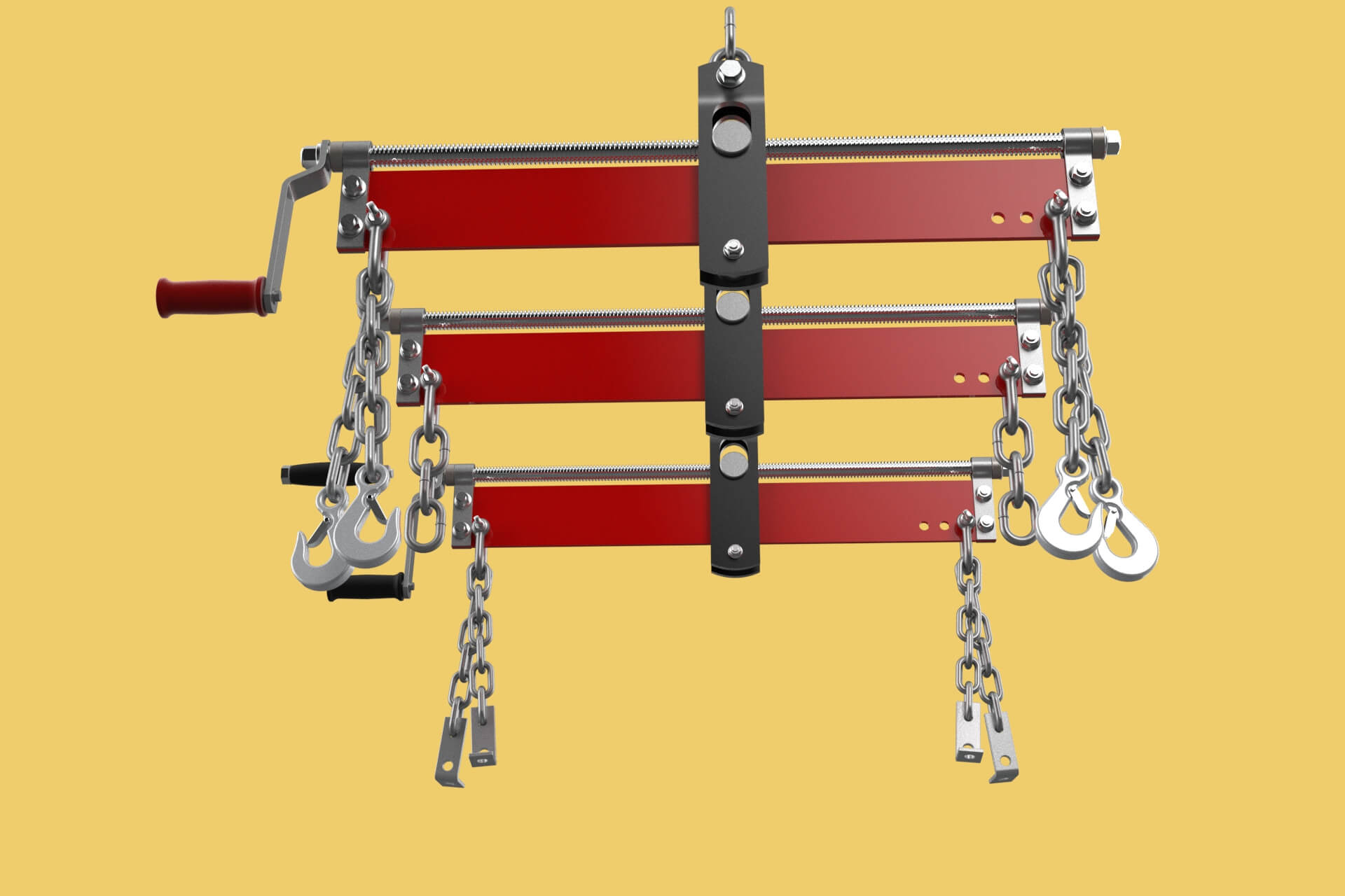 Standard Leveler Balancer Stabilizer Load Engine Hoist Crane - 3D Model ...