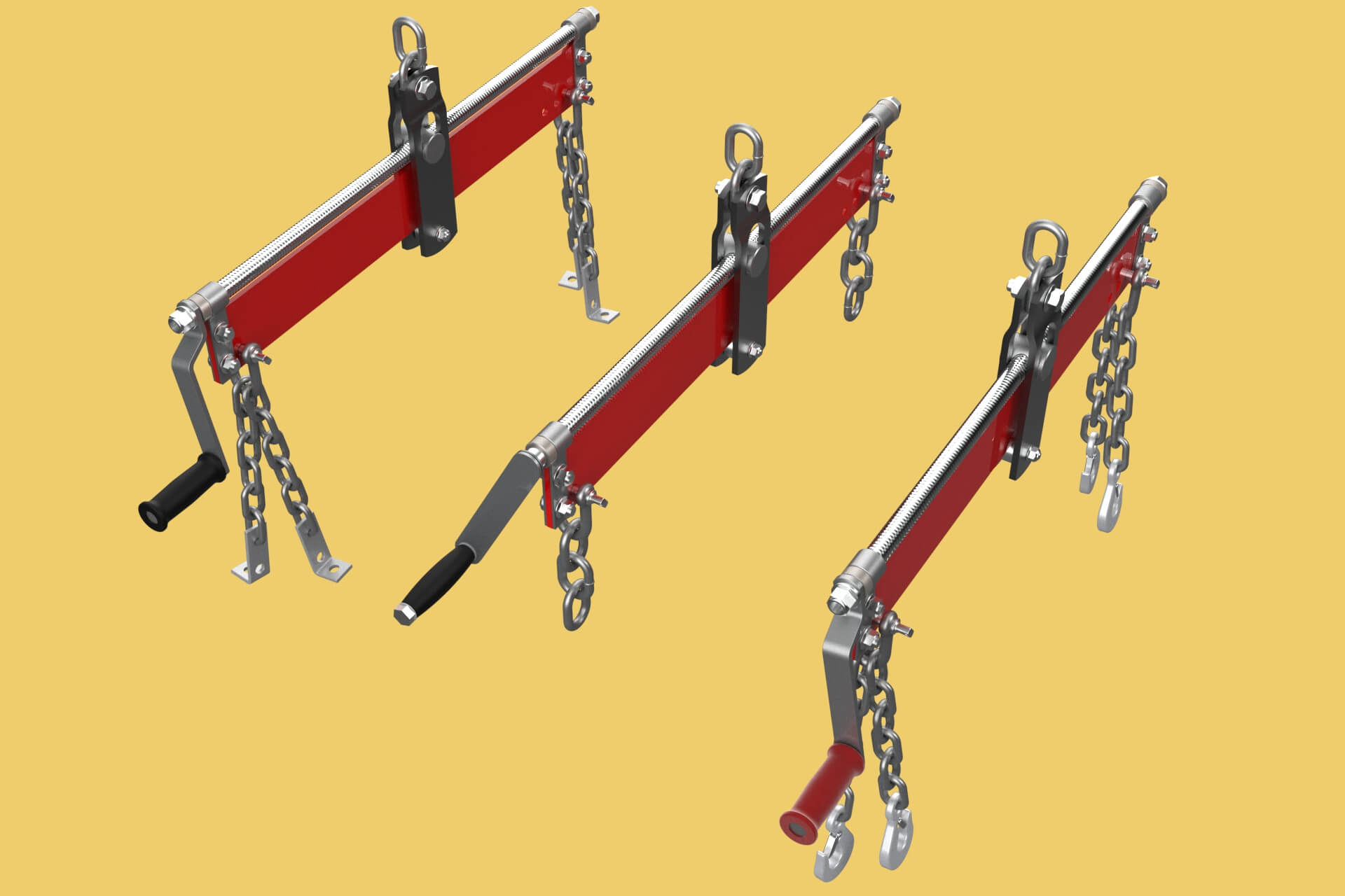 Standard Leveler Balancer Stabilizer Load Engine Hoist Crane - 3D Model ...