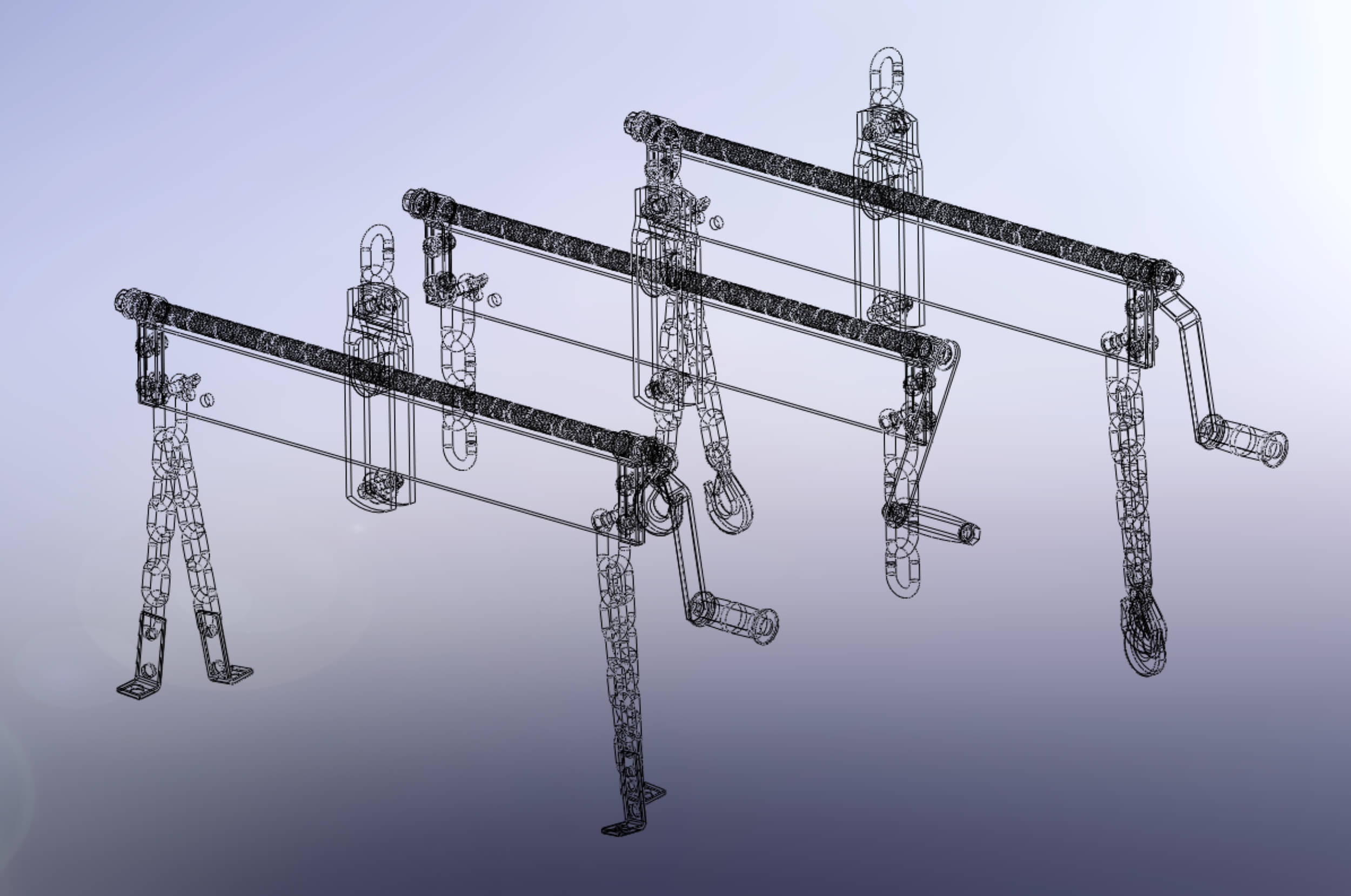Standard Leveler Balancer Stabilizer Load Engine Hoist Crane - 3D Model ...
