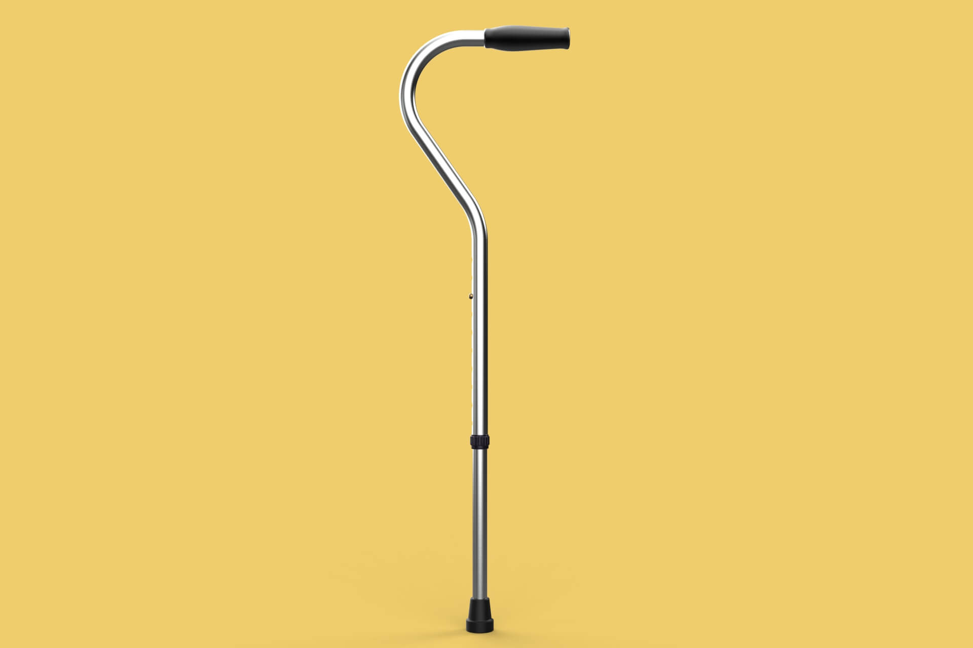 Standard Walking Cane Aid Elderly Senior Stick Trekking Pole - 3D Model ...