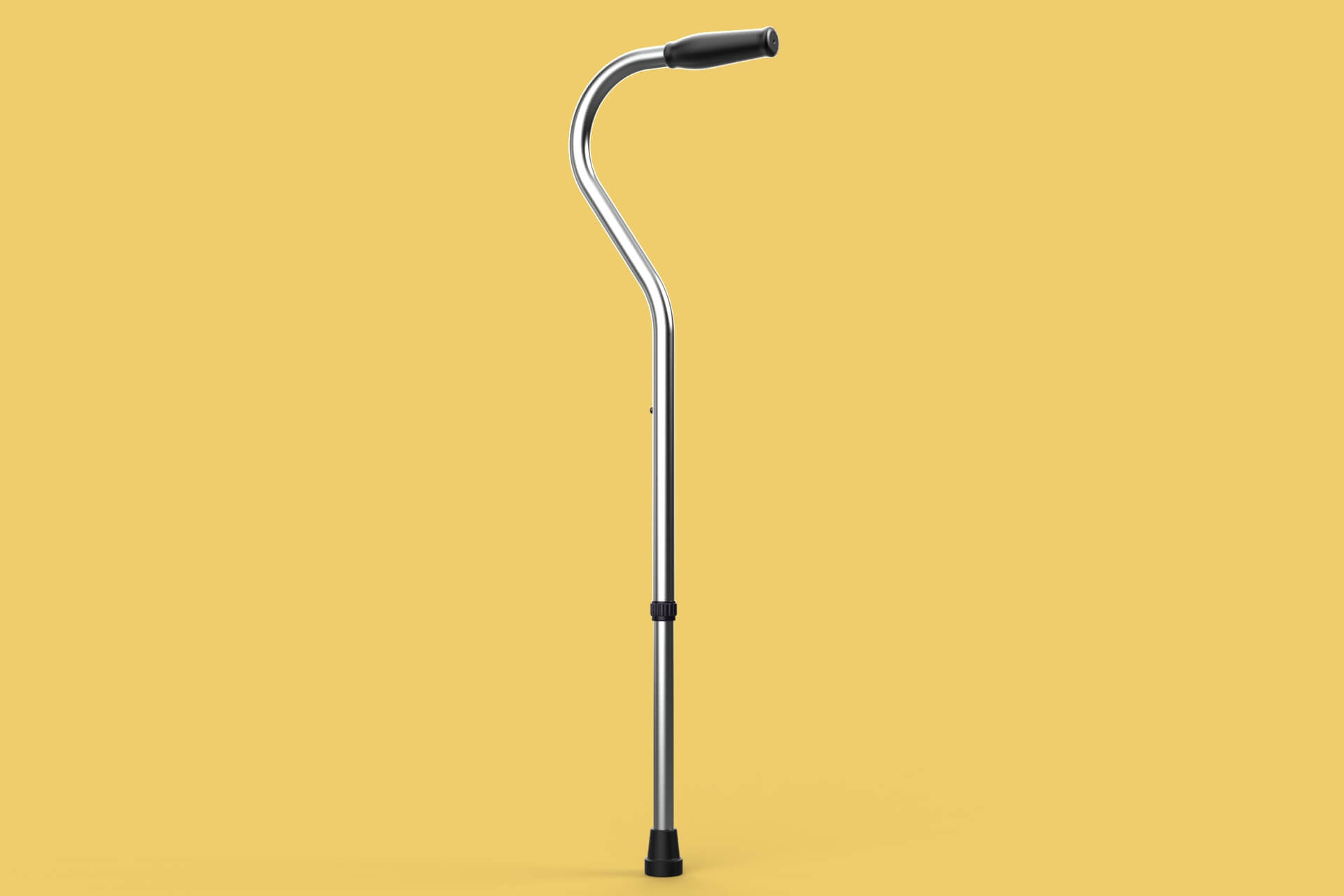 Standard Walking Cane Aid Elderly Senior Stick Trekking Pole - 3D Model ...