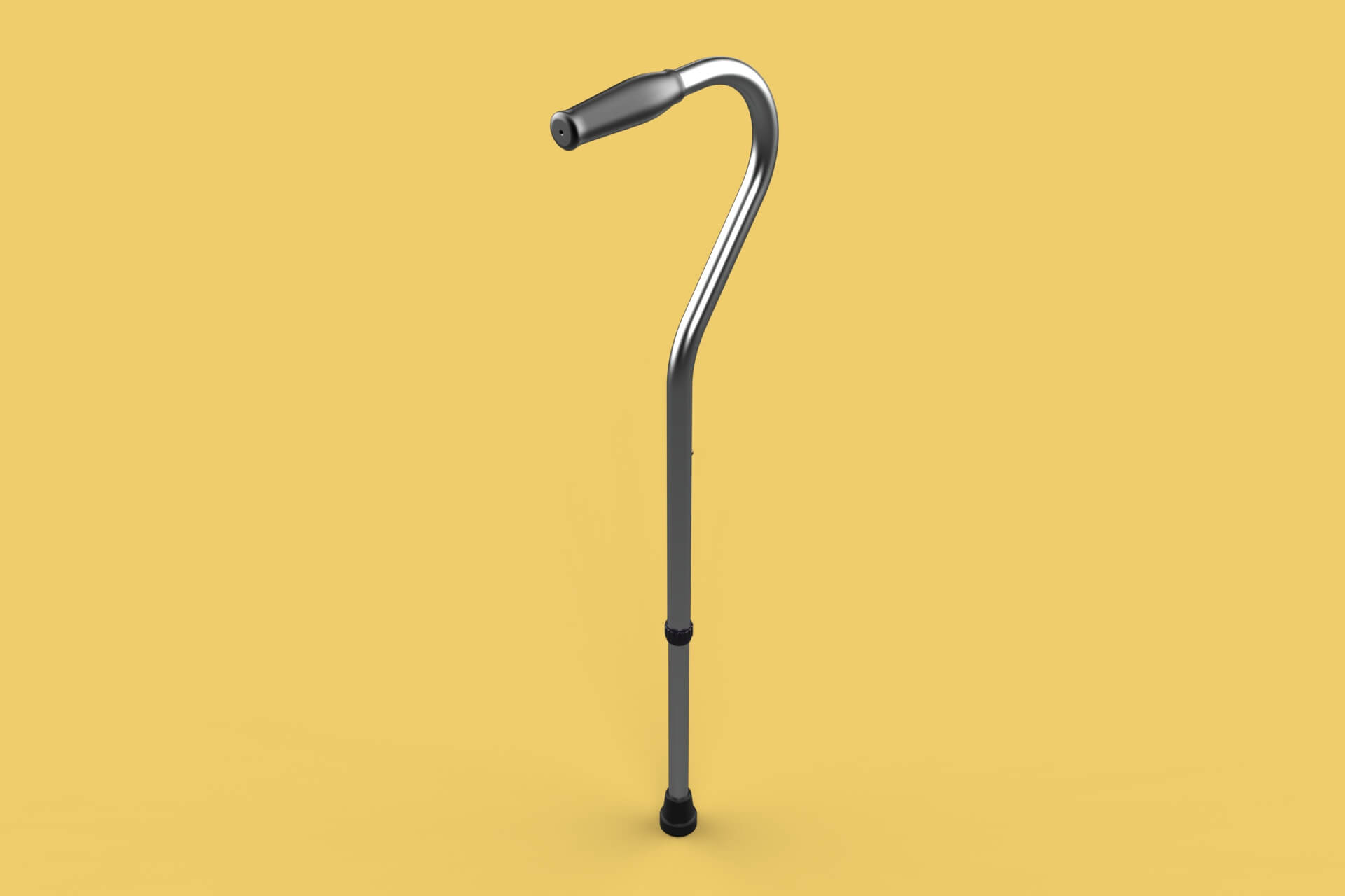 Standard Walking Cane Aid Elderly Senior Stick Trekking Pole - 3D Model ...