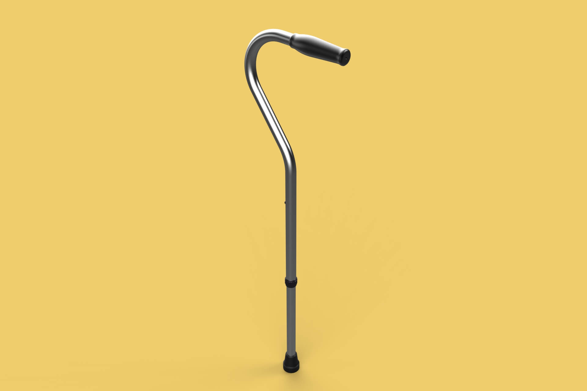Standard Walking Cane Aid Elderly Senior Stick Trekking Pole - 3D Model ...