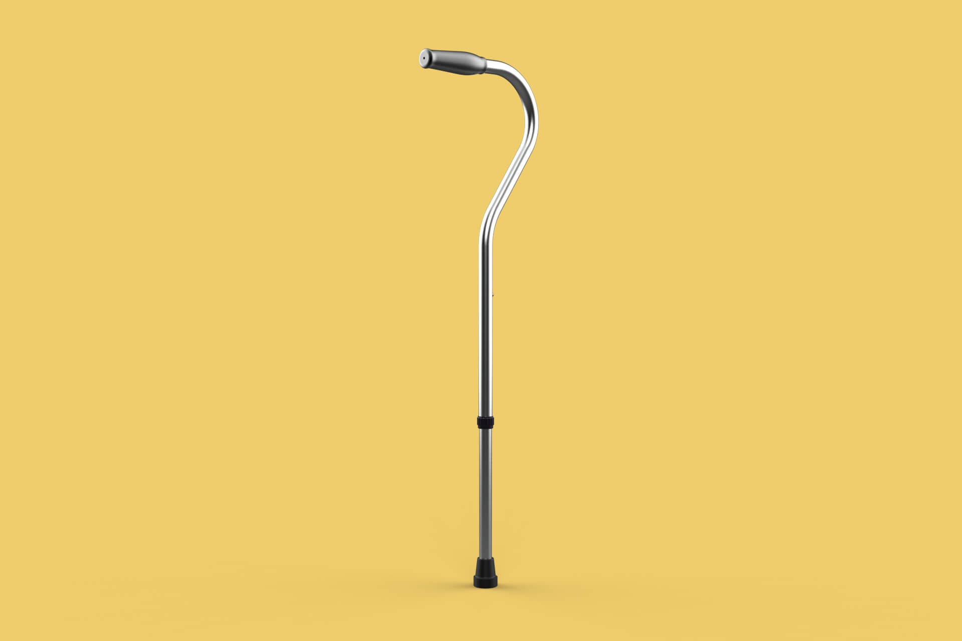 Standard Walking Cane Aid Elderly Senior Stick Trekking Pole - 3D Model ...