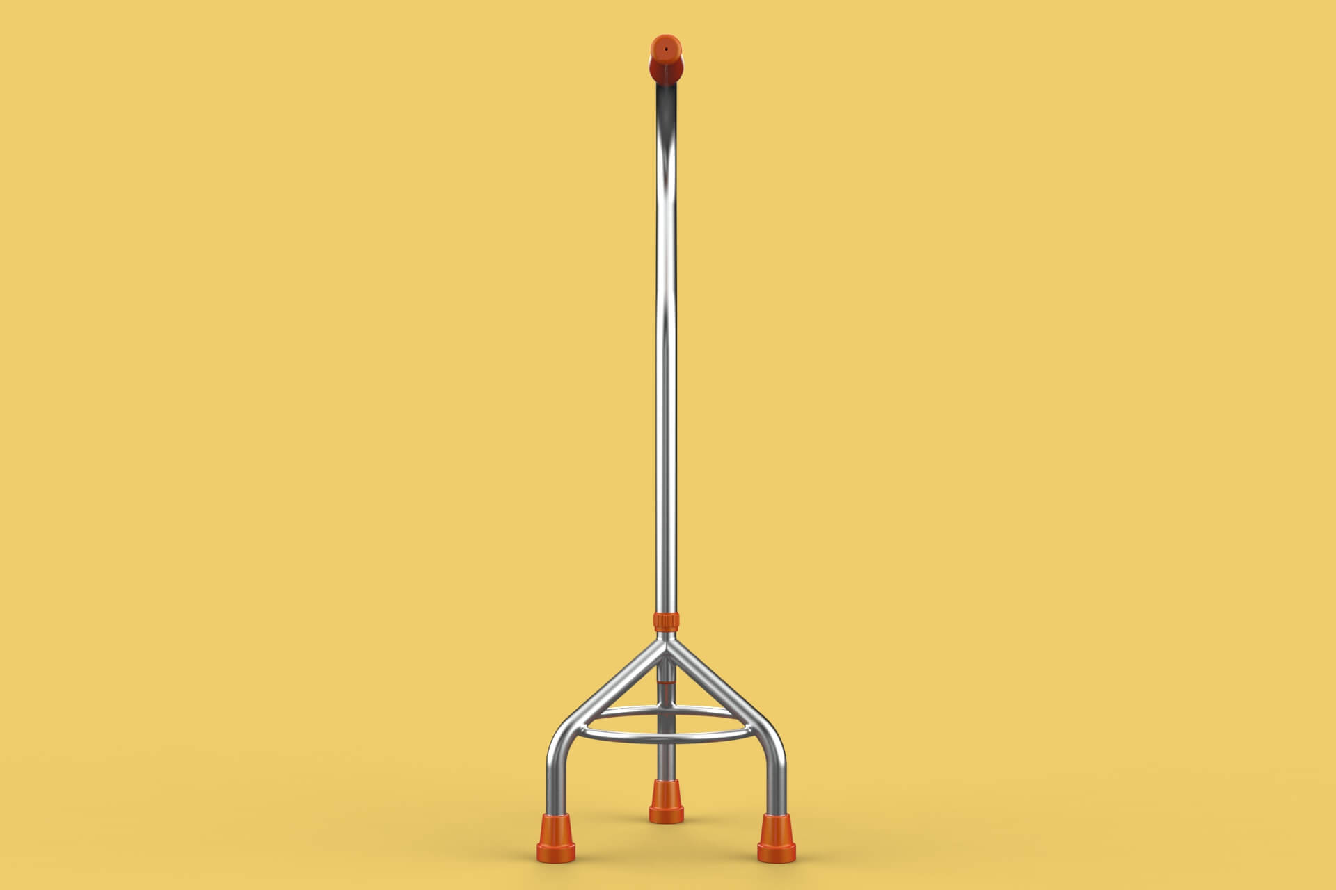 Standard Walking Cane Aid Elderly Tripod Stick Pole Gait 3 - 3D Model ...