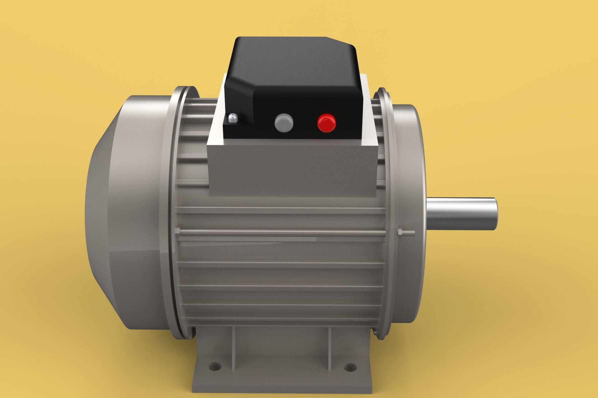 Standart Electric Motor IEC - 3D Model by surf3d