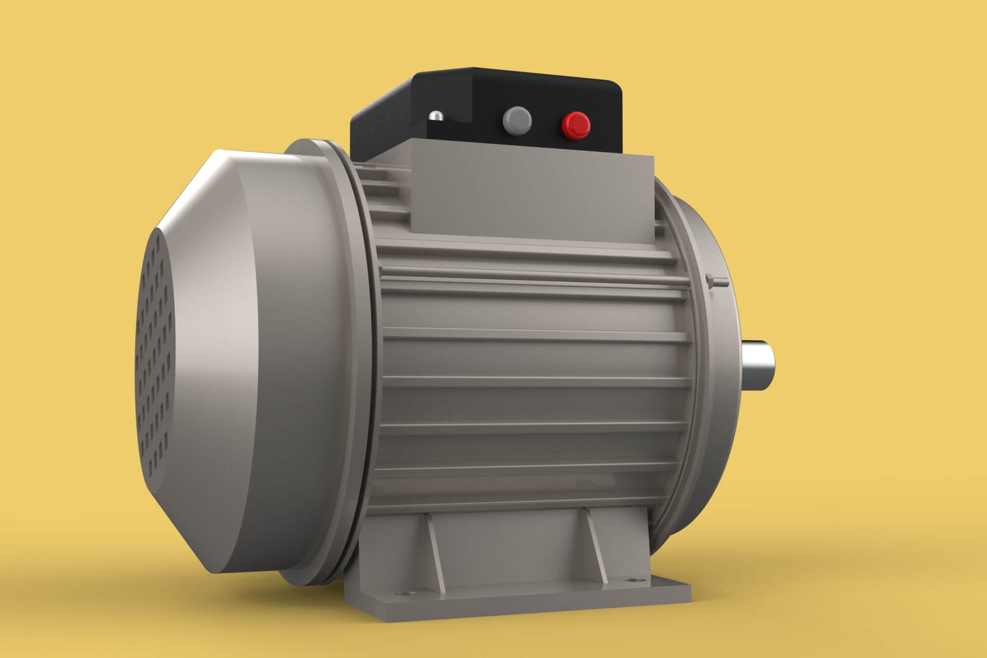 Standart Electric Motor IEC - 3D Model by surf3d