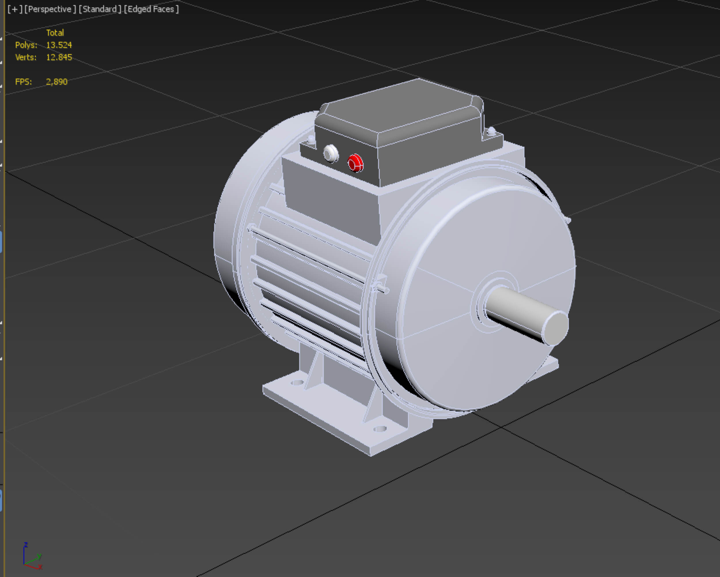 Standart Electric Motor IEC - 3D Model by surf3d