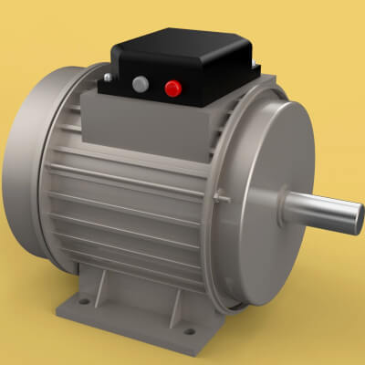 Standart Electric Motor IEC - 3D Model by surf3d