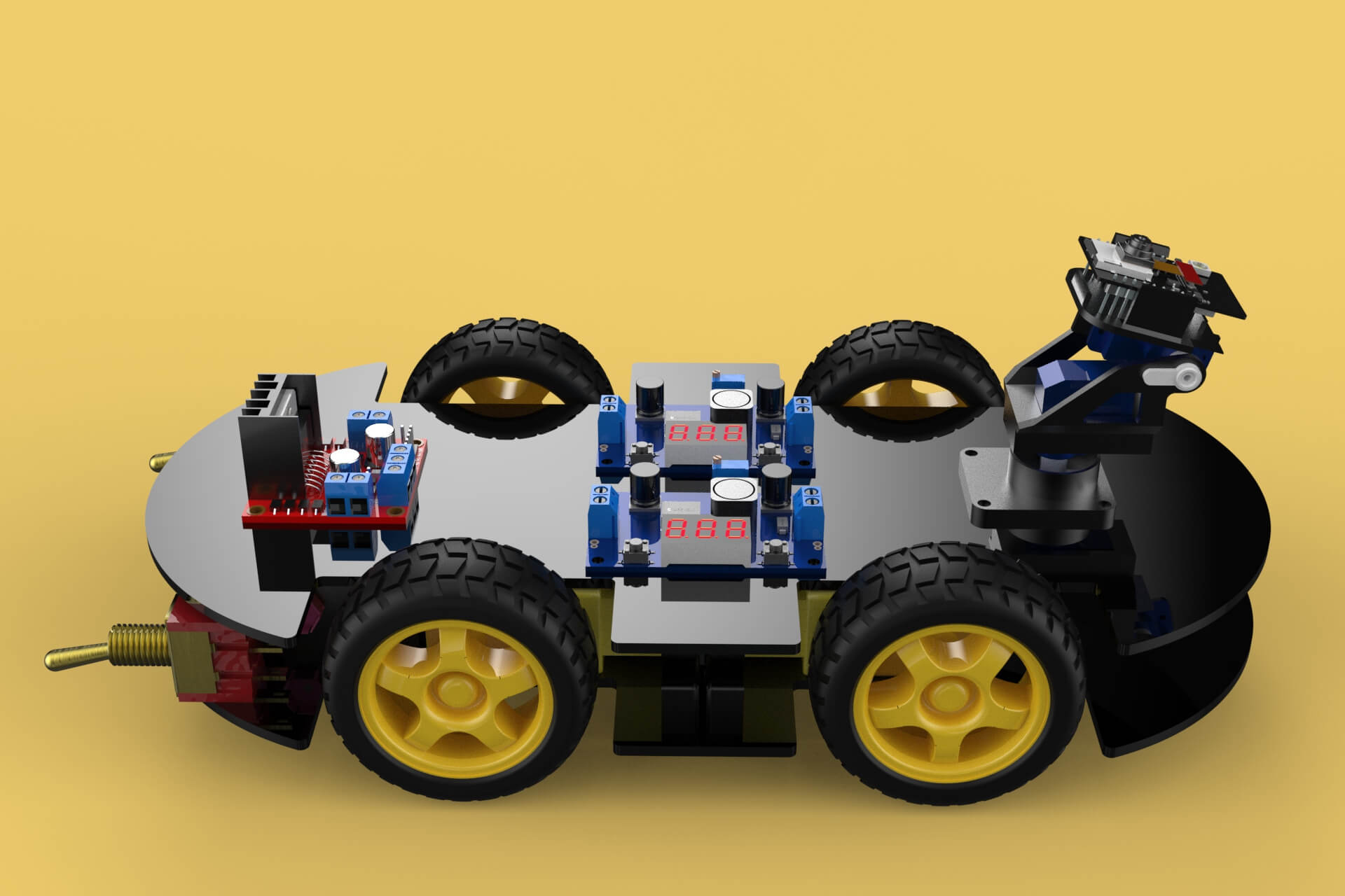 Surveillance Robot Camera Security Smart Patrol Autonomous - 3D Model ...