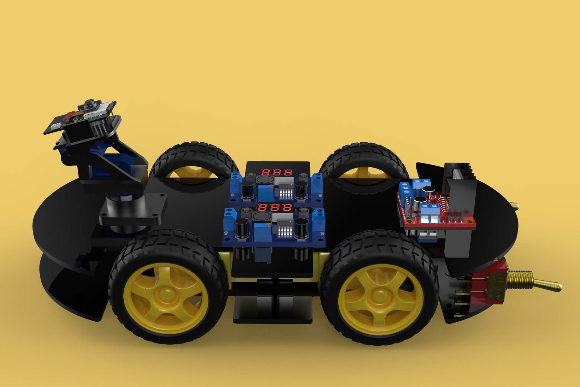 Surveillance Robot Camera Security Smart Patrol Autonomous - 3D Model ...