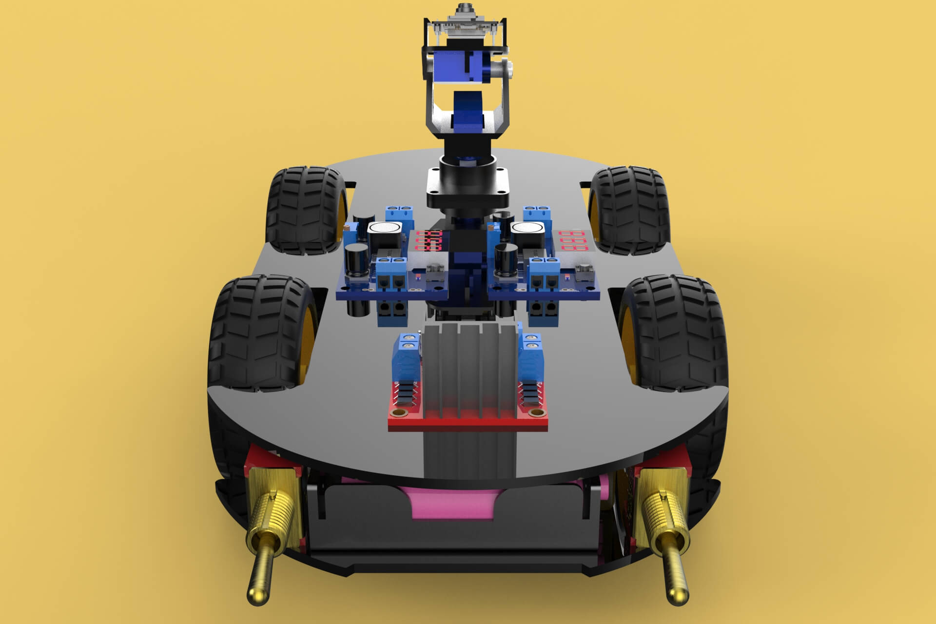 Surveillance Robot Camera Security Smart Patrol Autonomous - 3D Model ...