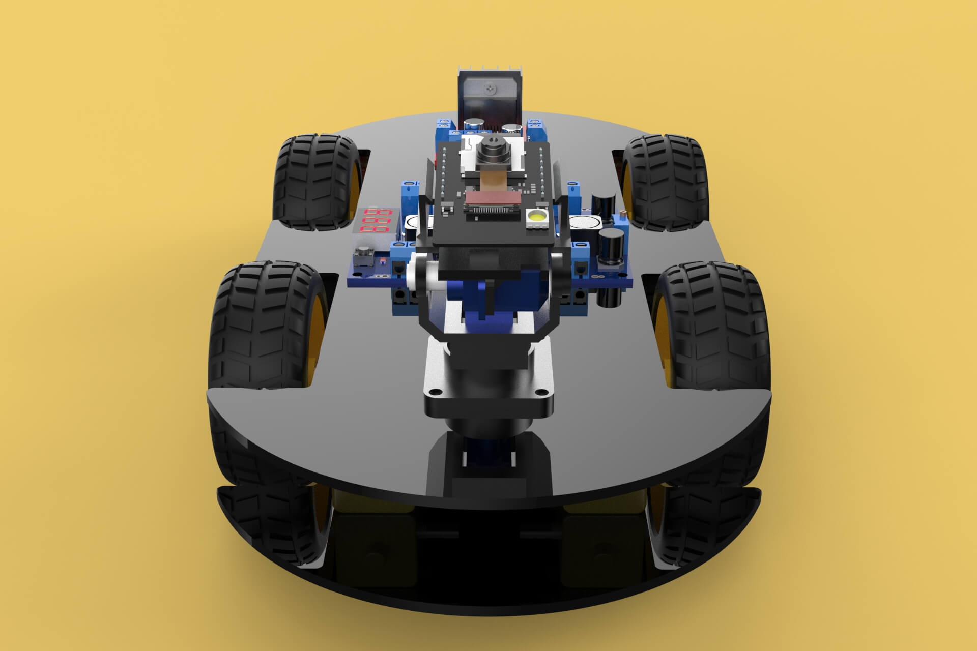 Surveillance Robot Camera Security Smart Patrol Autonomous - 3D Model ...