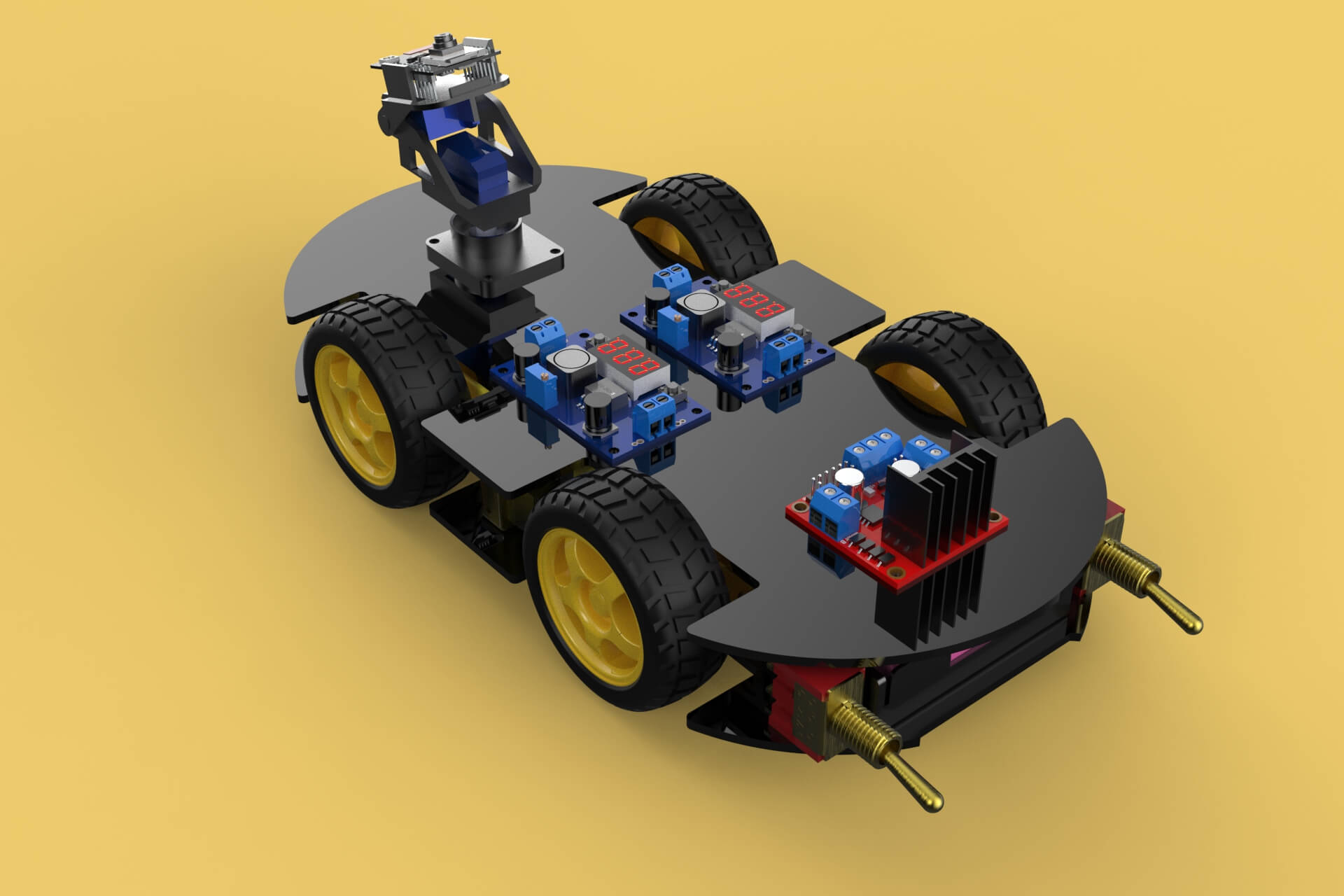 Surveillance Robot Camera Security Smart Patrol Autonomous 3d Model By Surf3d