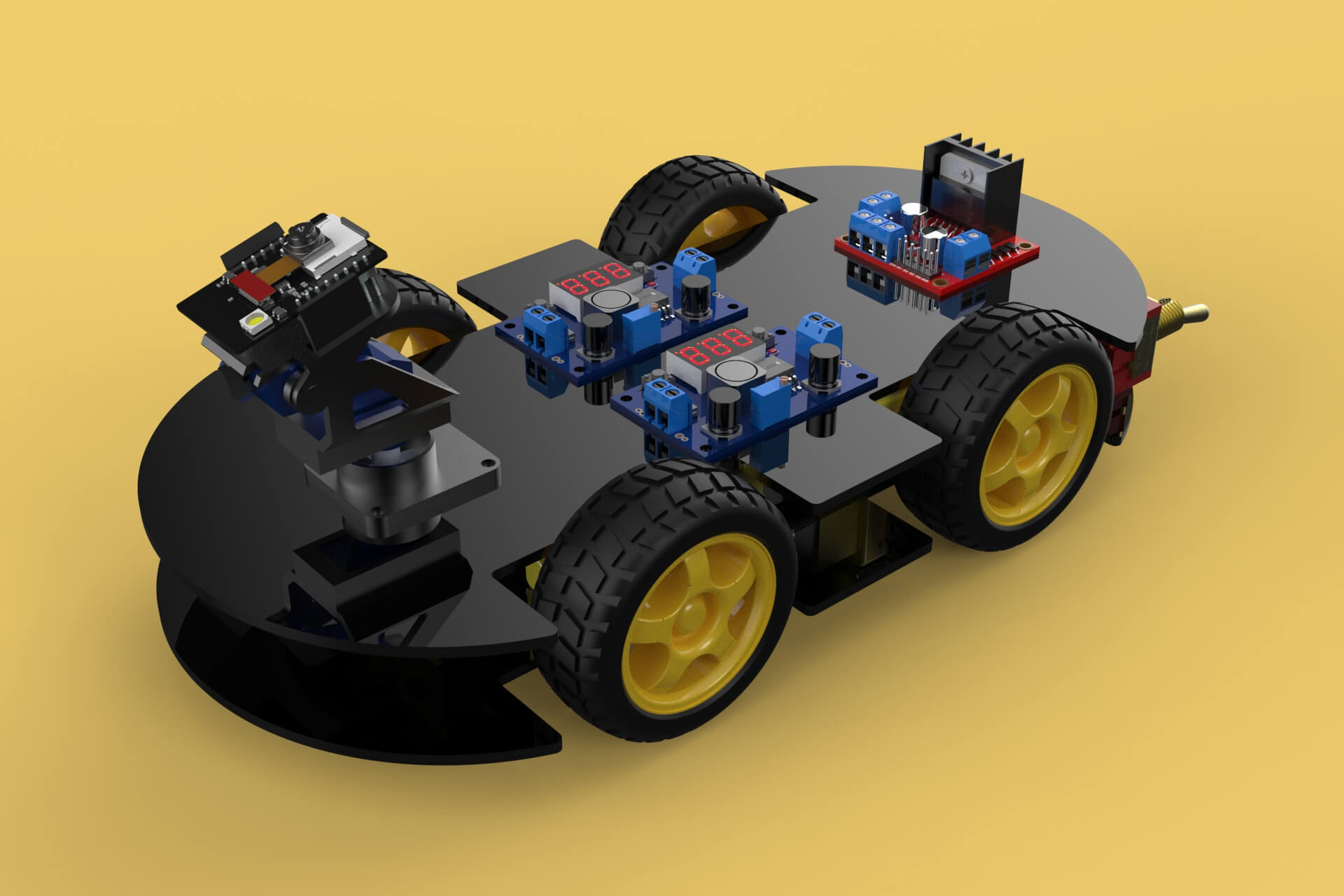 Surveillance Robot Camera Security Smart Patrol Autonomous 3d Model By Surf3d